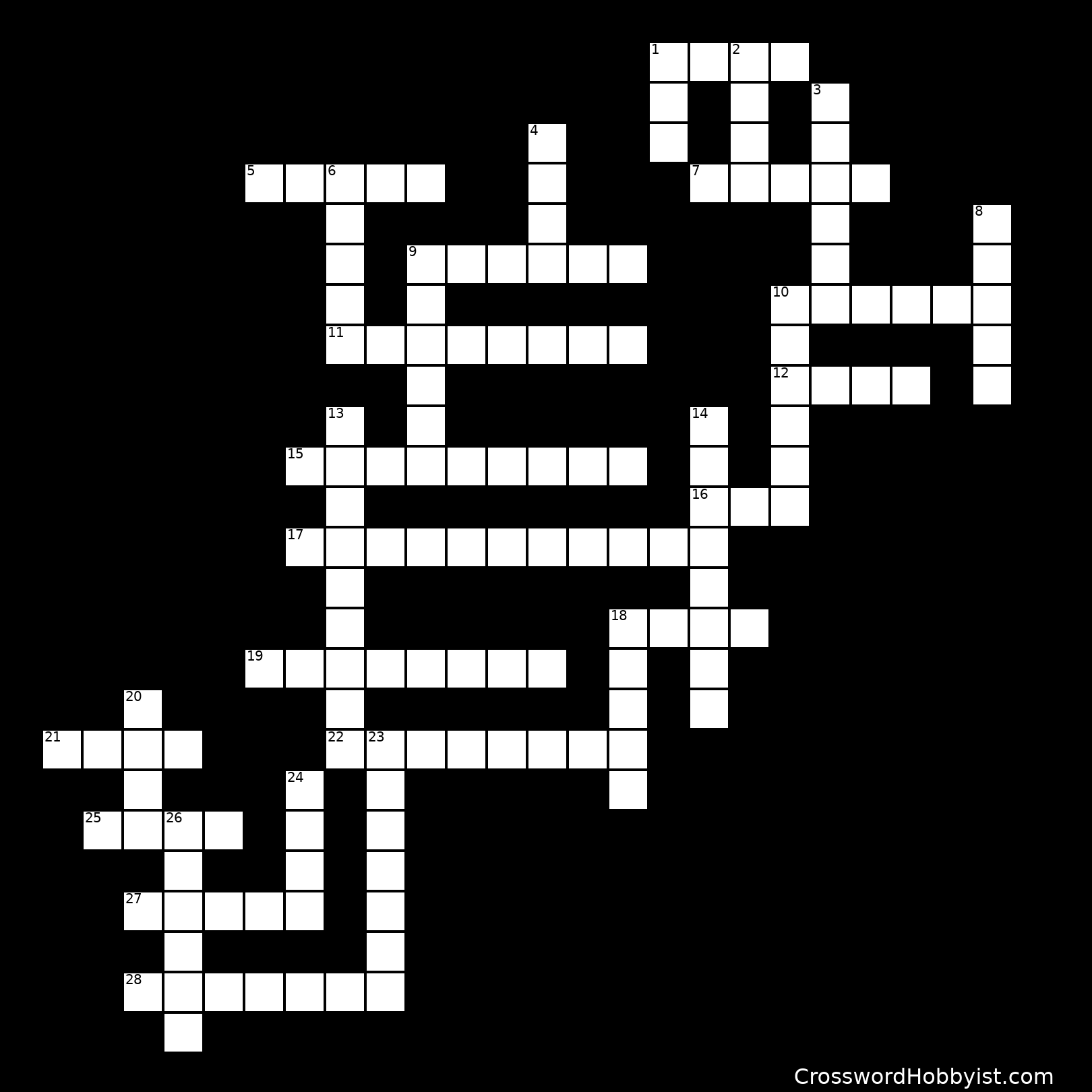 La Comida - Crossword Puzzle