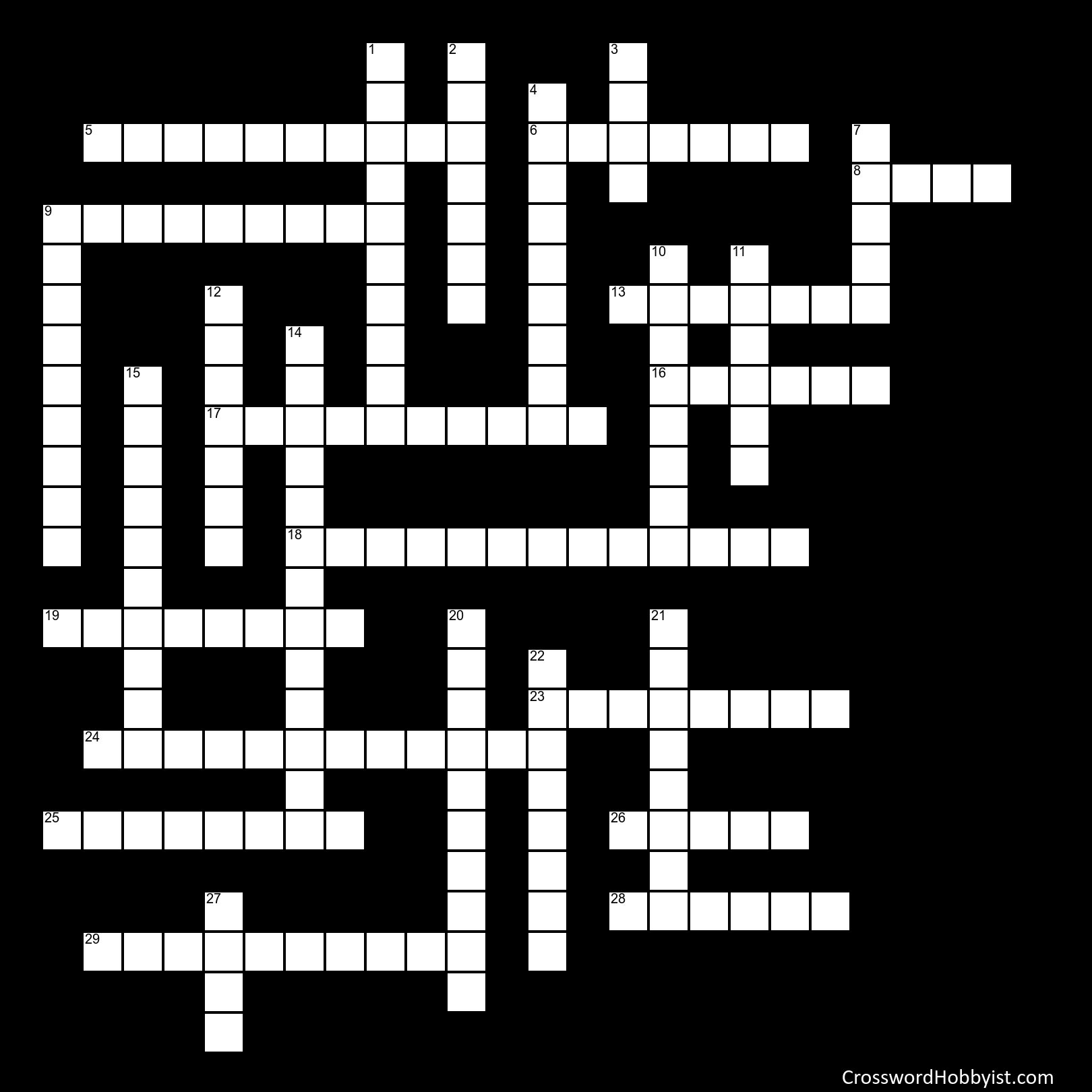 La Ropa y Los colores - Crossword Puzzle