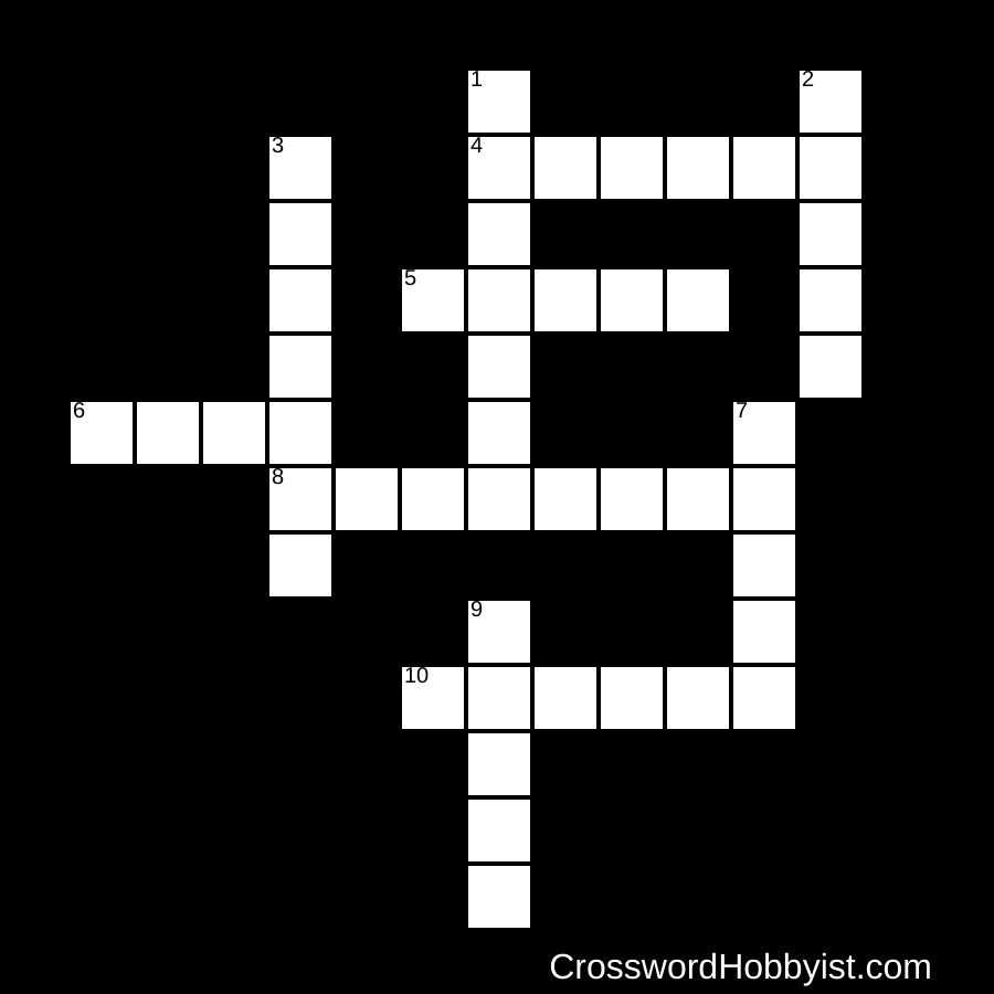 La comida - Crossword Puzzle