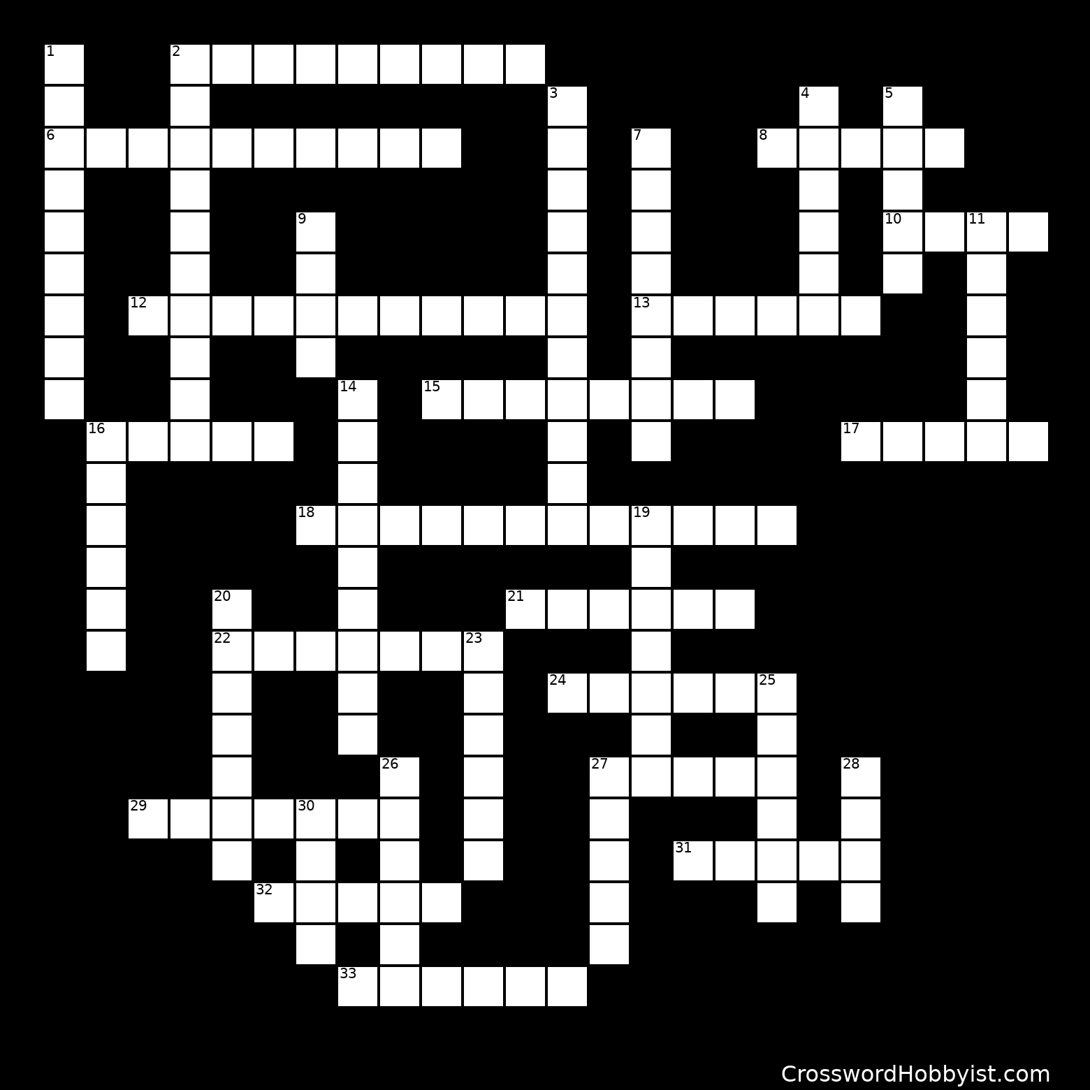 Land Biomes - Crossword Puzzle