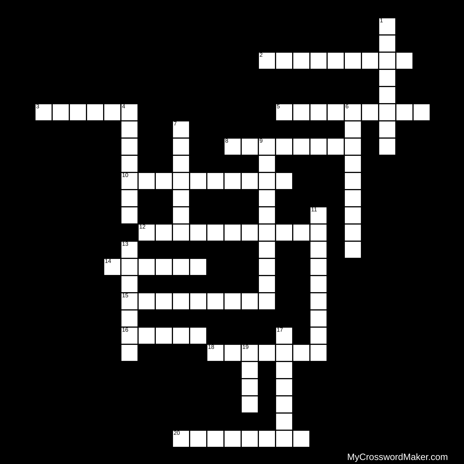 Lanzamiento horizontal - Crossword Puzzle