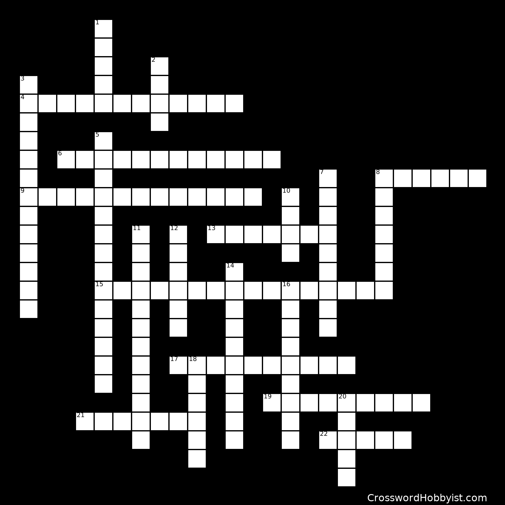 Law Enforcement 1960 - Today - Crossword Puzzle