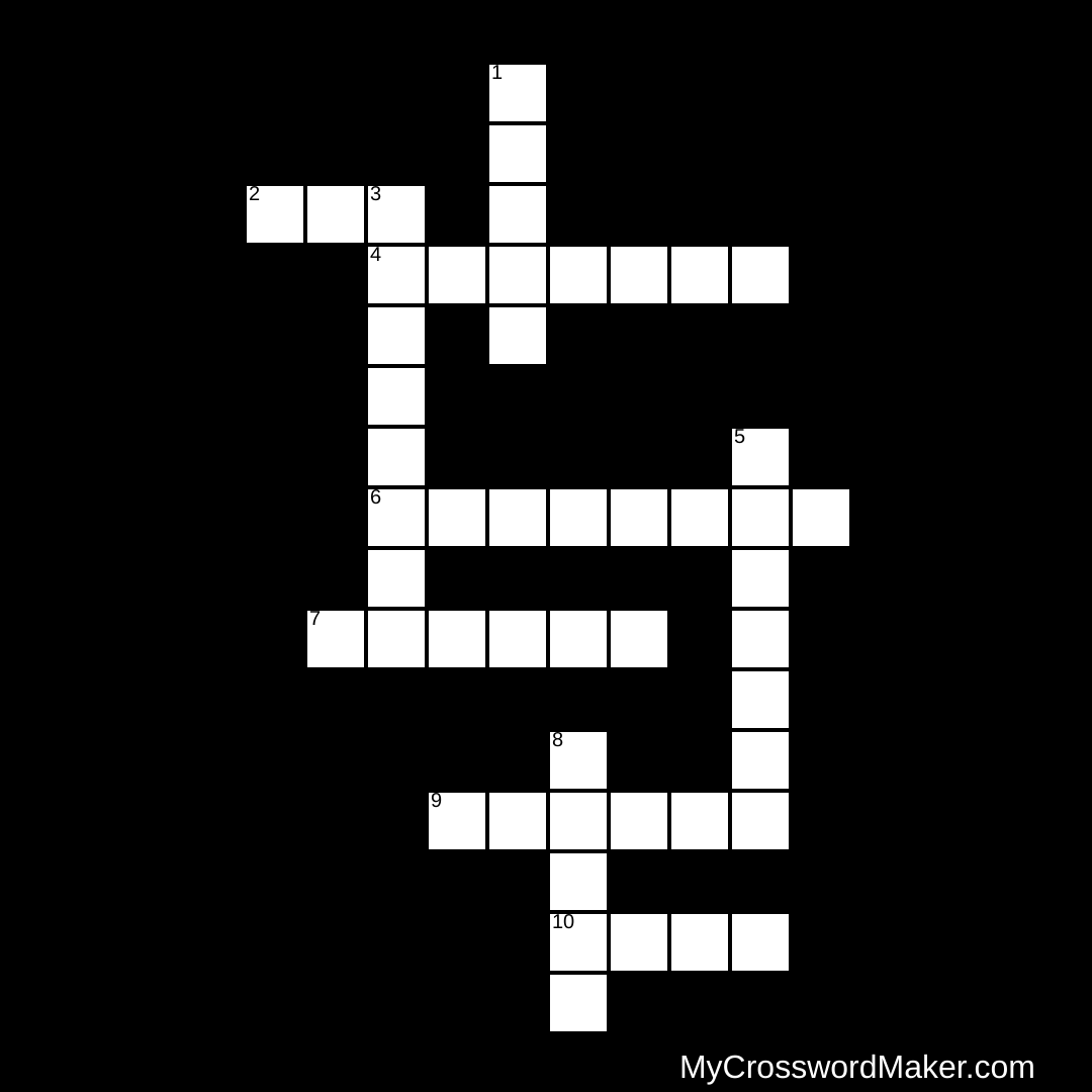 Lesson 1 - 3rd Grade - Crossword Puzzle