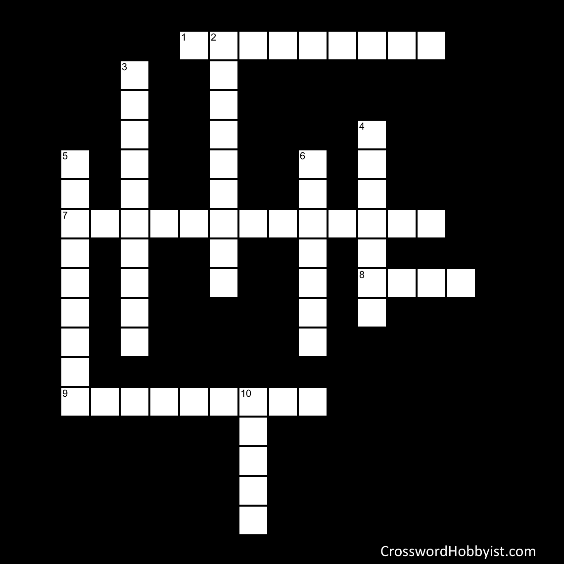 Lesson 19 Vocabulary - Crossword Puzzle
