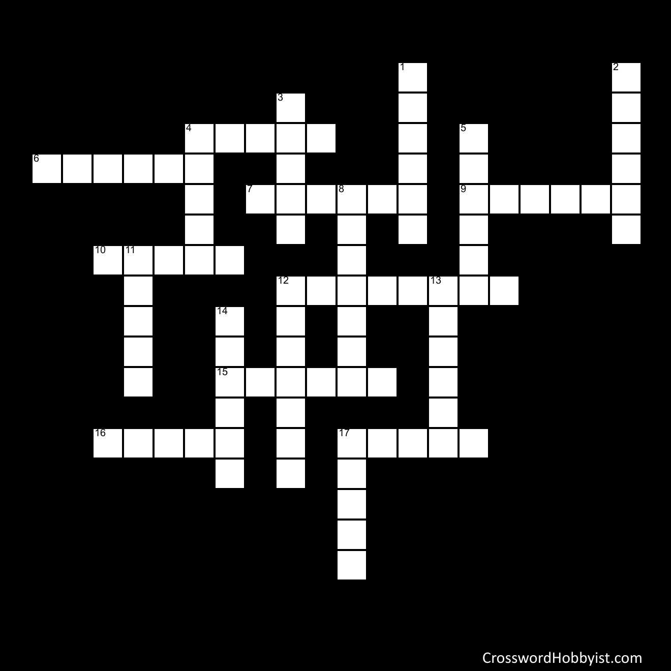 Lesson 21 - Crossword Puzzle