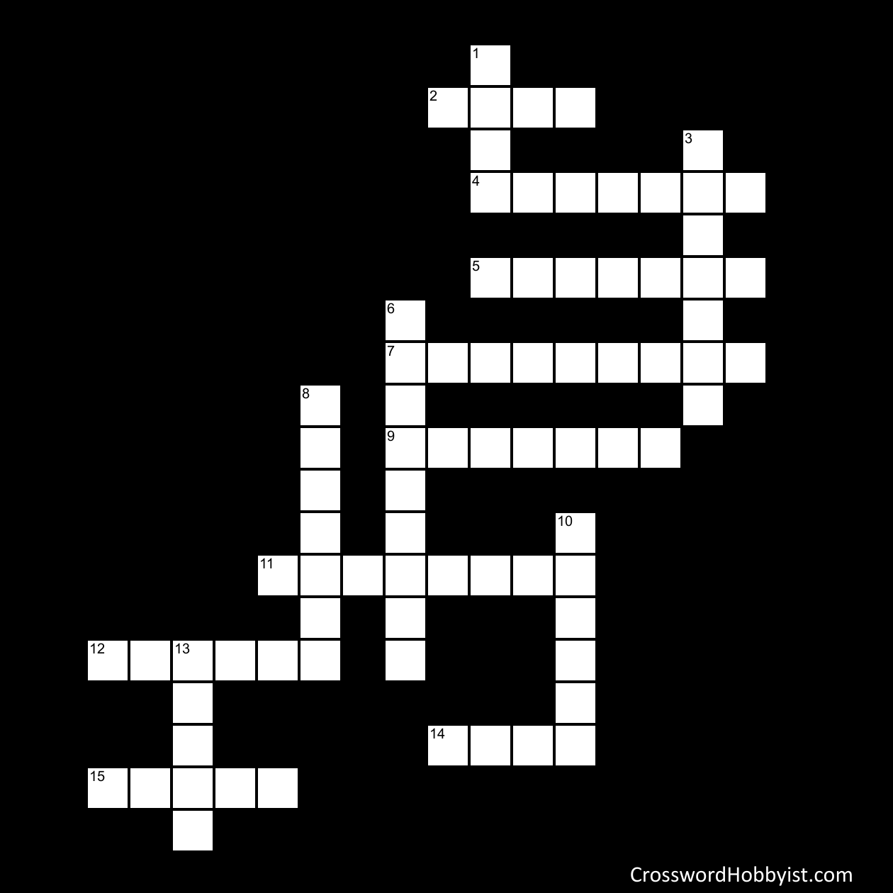 Lesson 6 Vocabulary Words - Crossword Puzzle