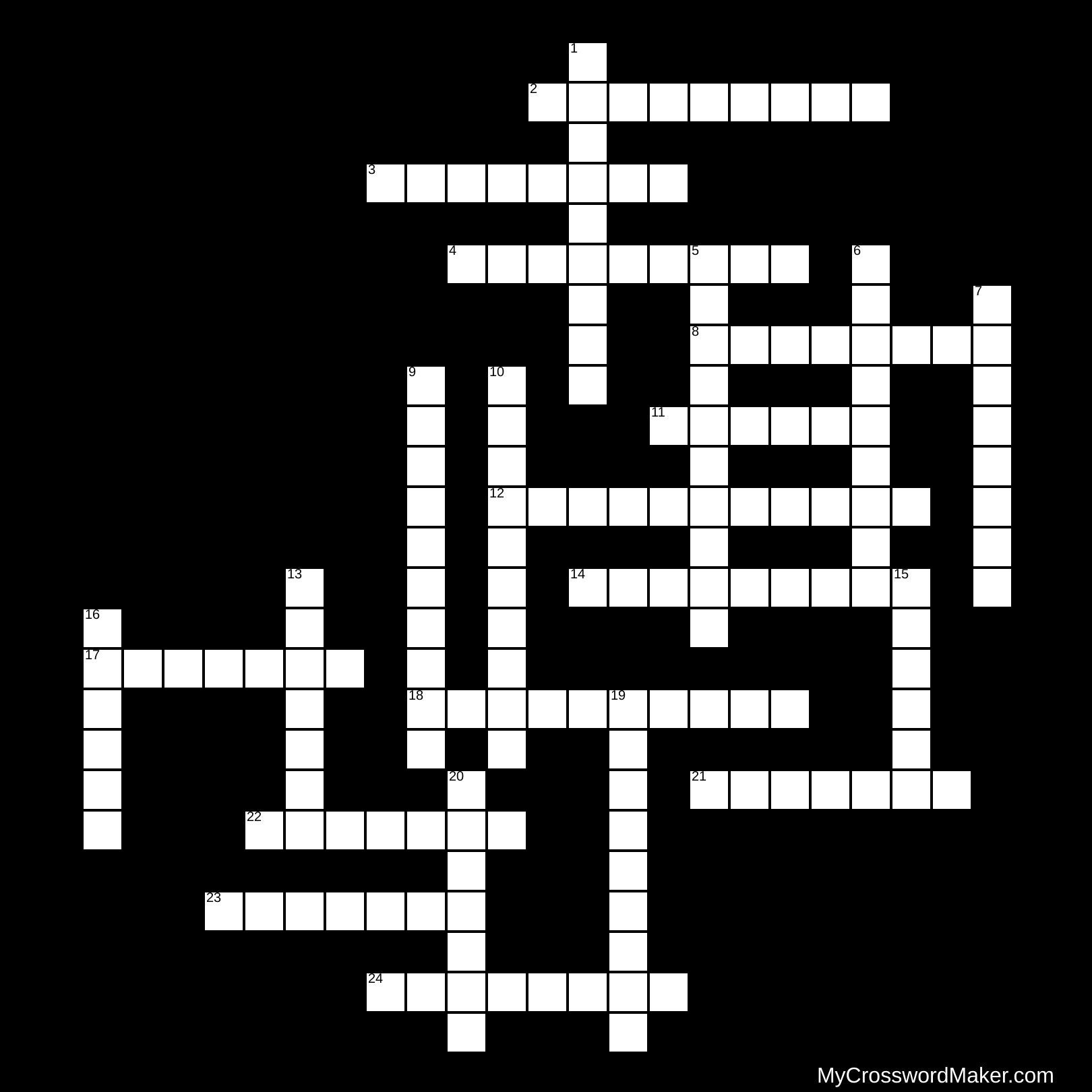 Level H - ???? - Crossword Puzzle