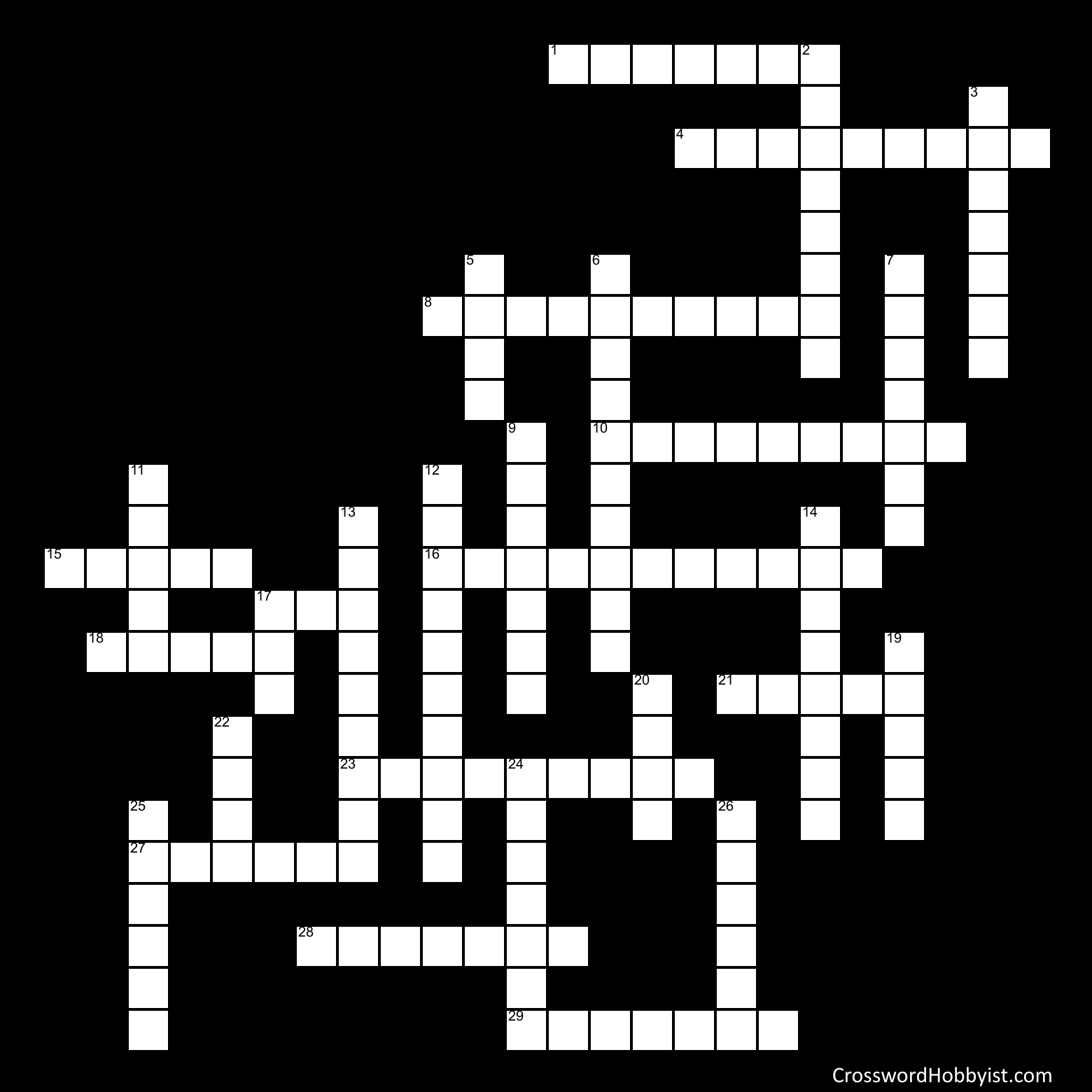 Library Week Crossword Puzzle - Crossword Puzzle