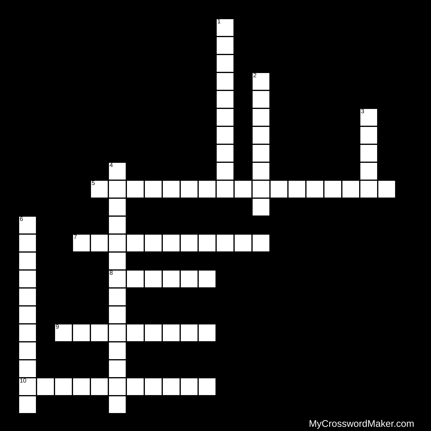 Linear Algebra Symbols - Crossword Puzzle