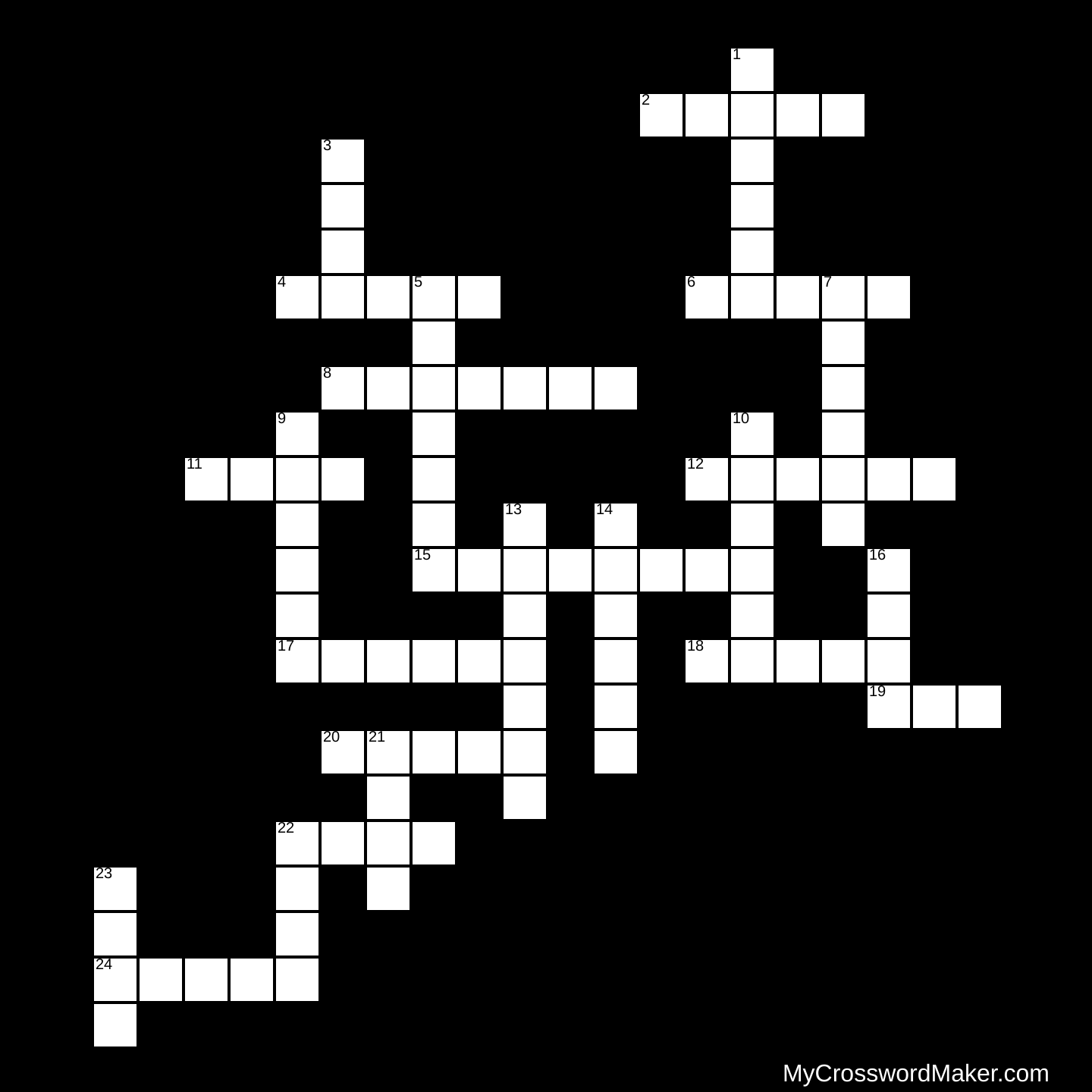 Long "O" Spelling Words - Crossword Puzzle