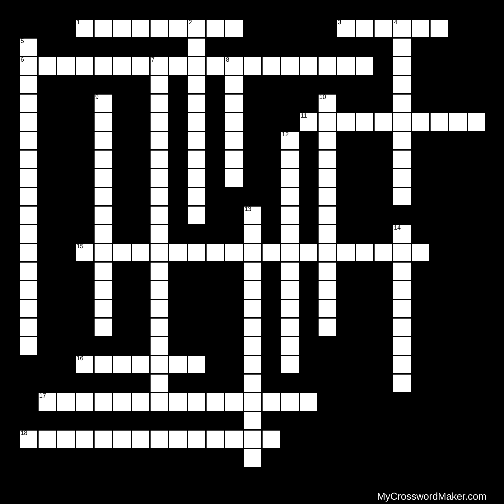 MATH SHAPES - Crossword Puzzle