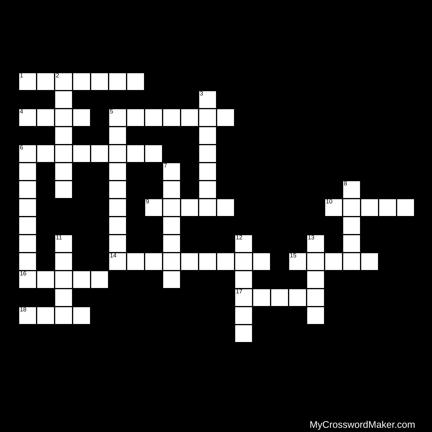 MF 11 & 12 Crossword Puzzle by Jack - Crossword Puzzle