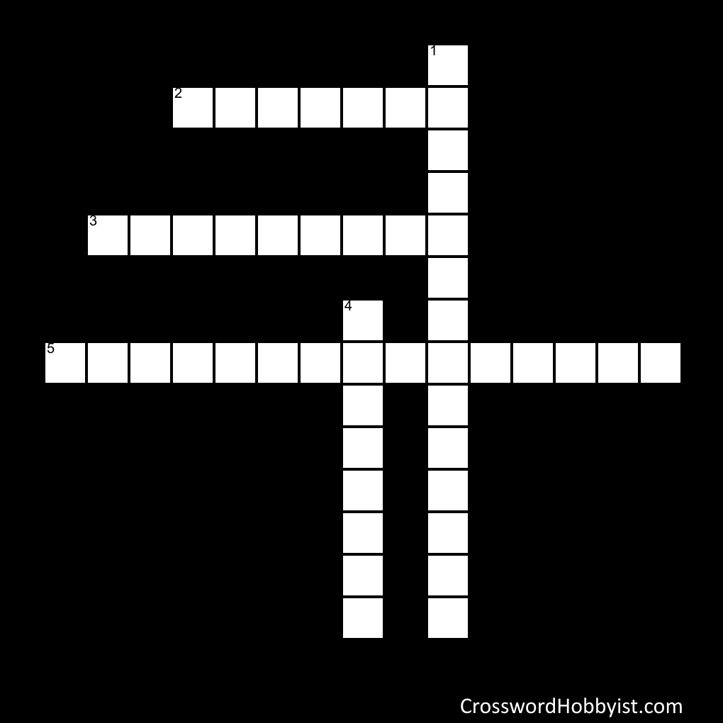 Map Vocabulary Terms - Crossword Puzzle