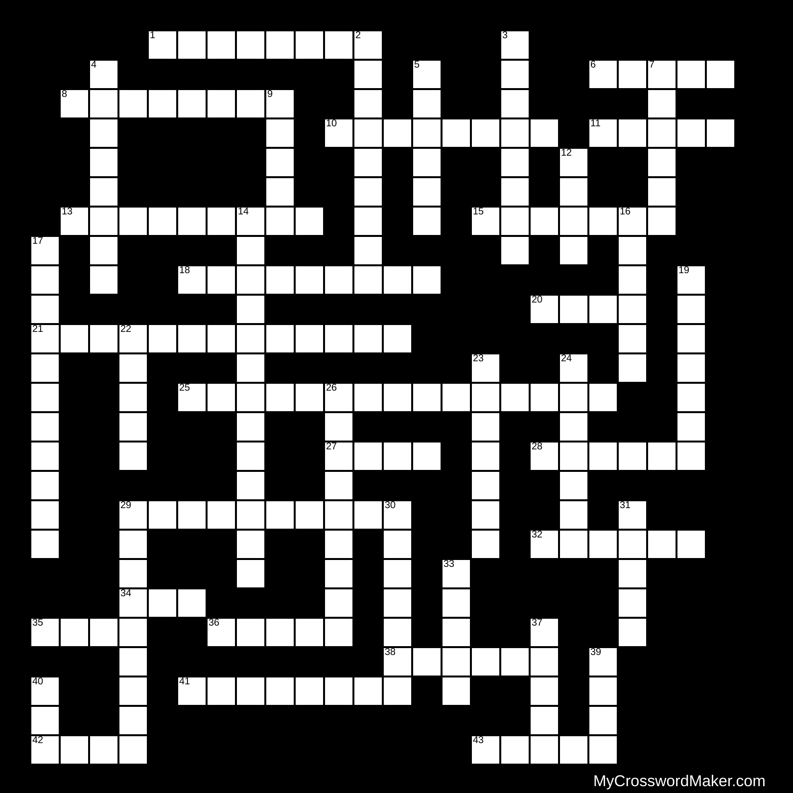 Mark's Gospel (ch. 1-10) - Crossword Puzzle