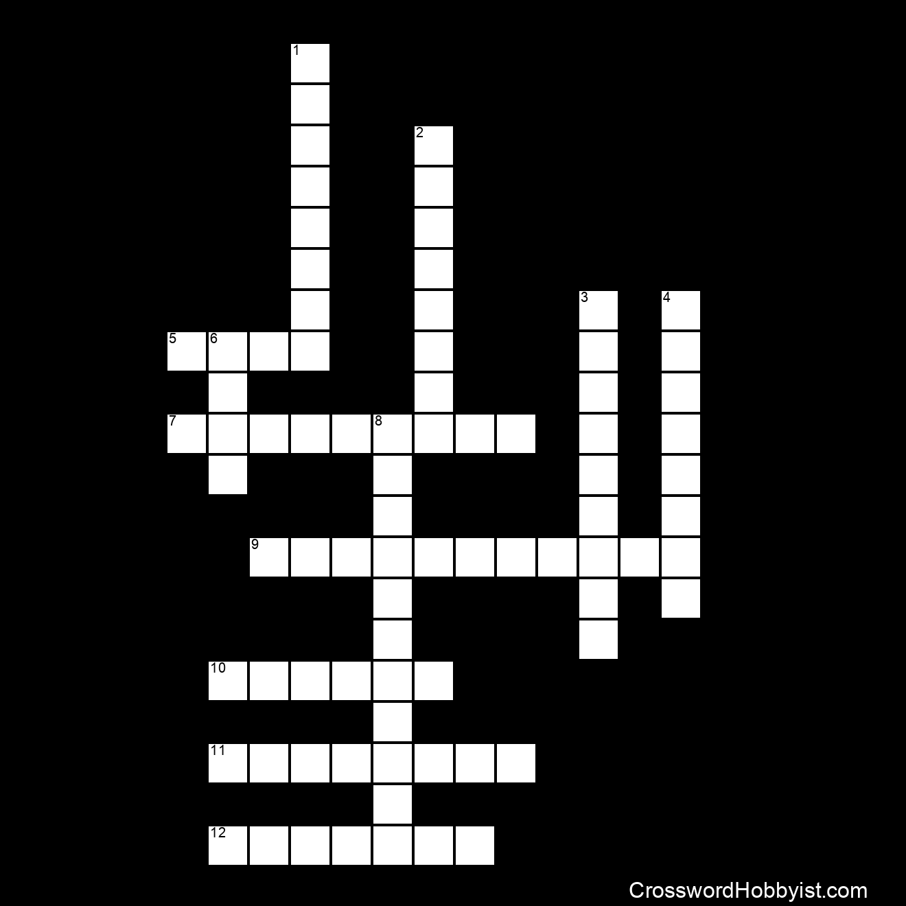 Midwest Region States and Capitals - Crossword Puzzle