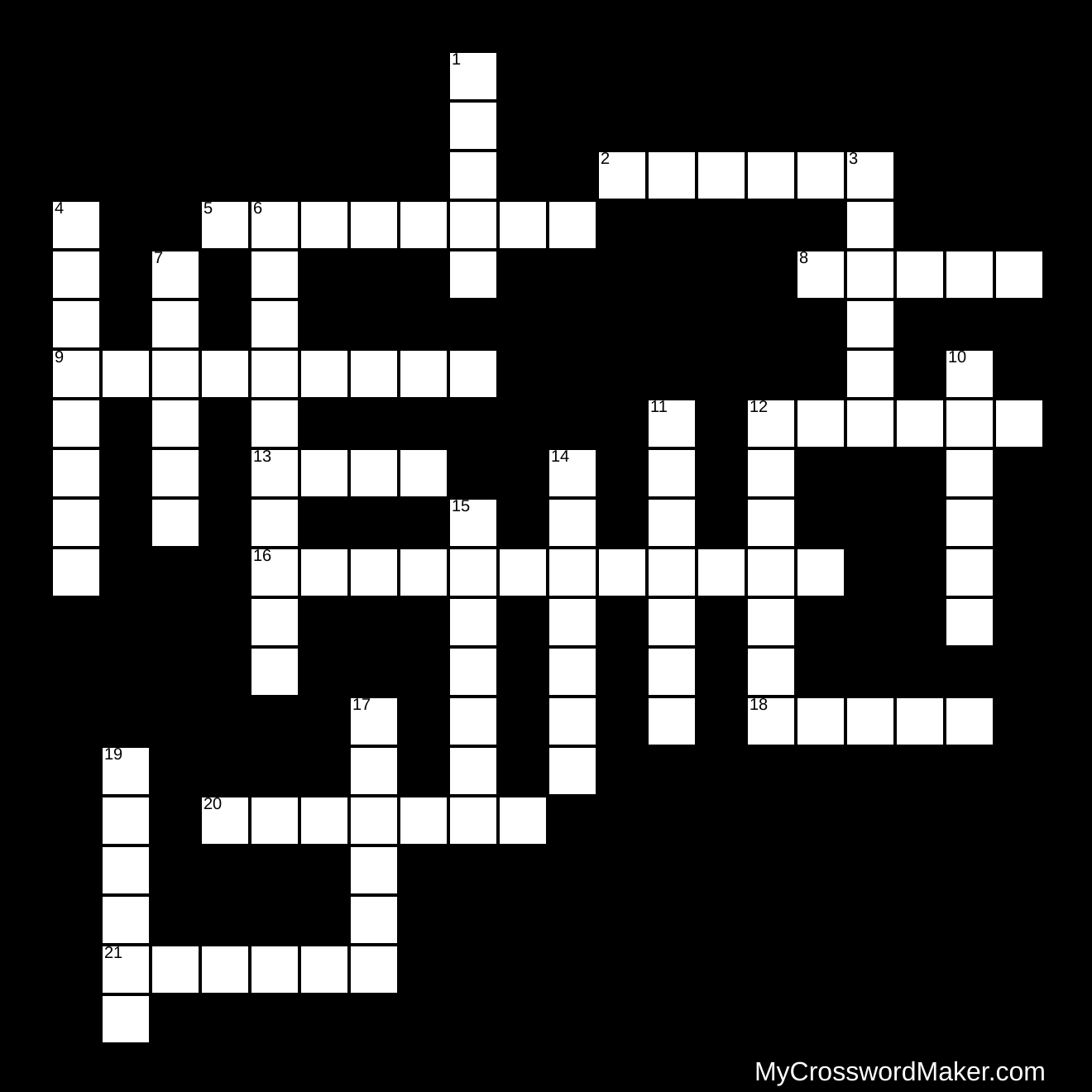 Migration Project Vocabulary 2 - Crossword Puzzle