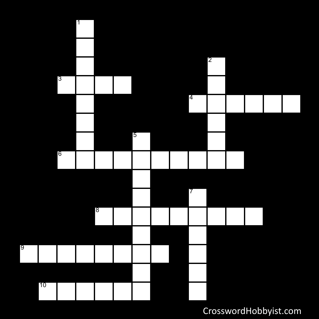 Milkweed Vocabulary List 2 - Crossword Puzzle