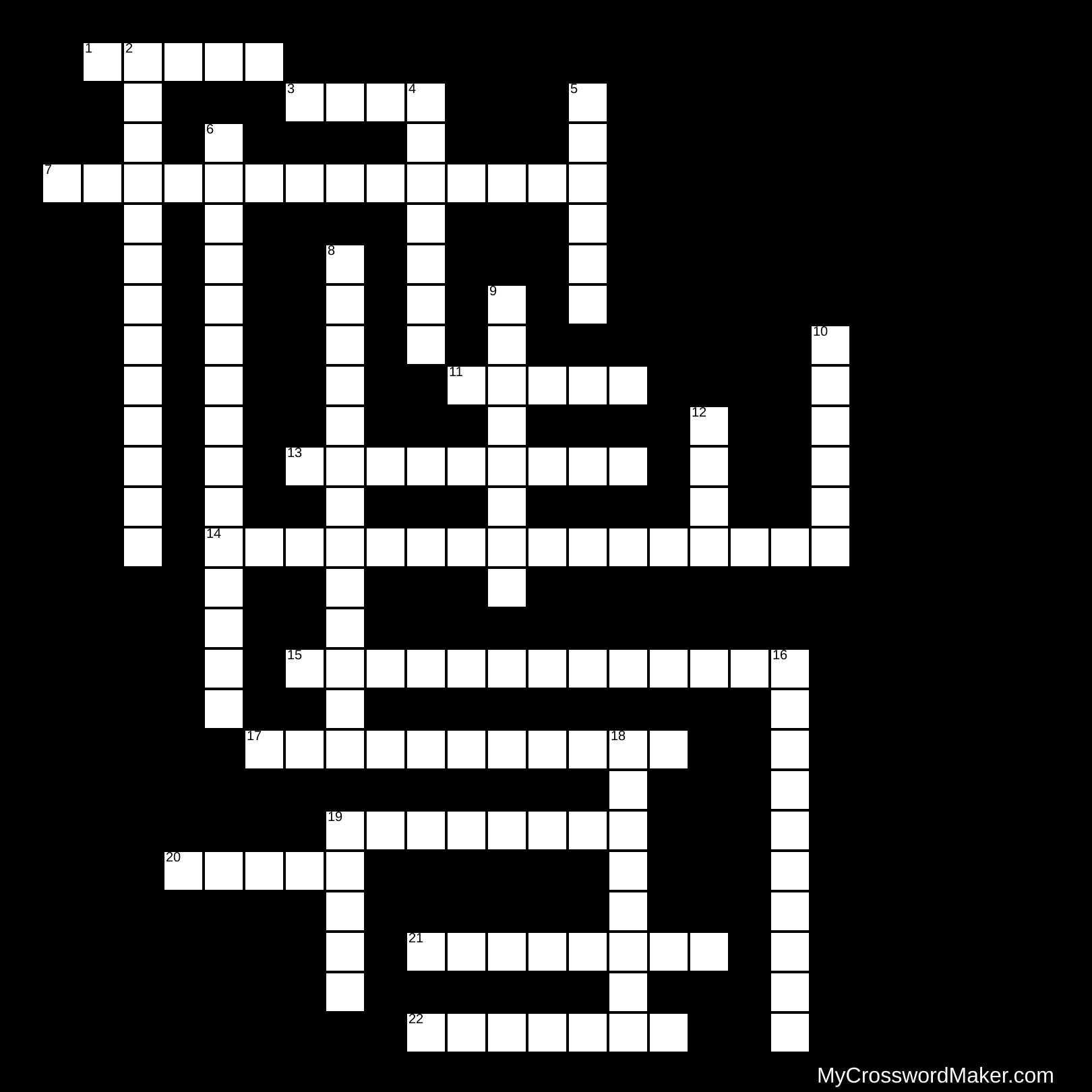 Minerals, Rocks and the Earth's Surface - Crossword Puzzle