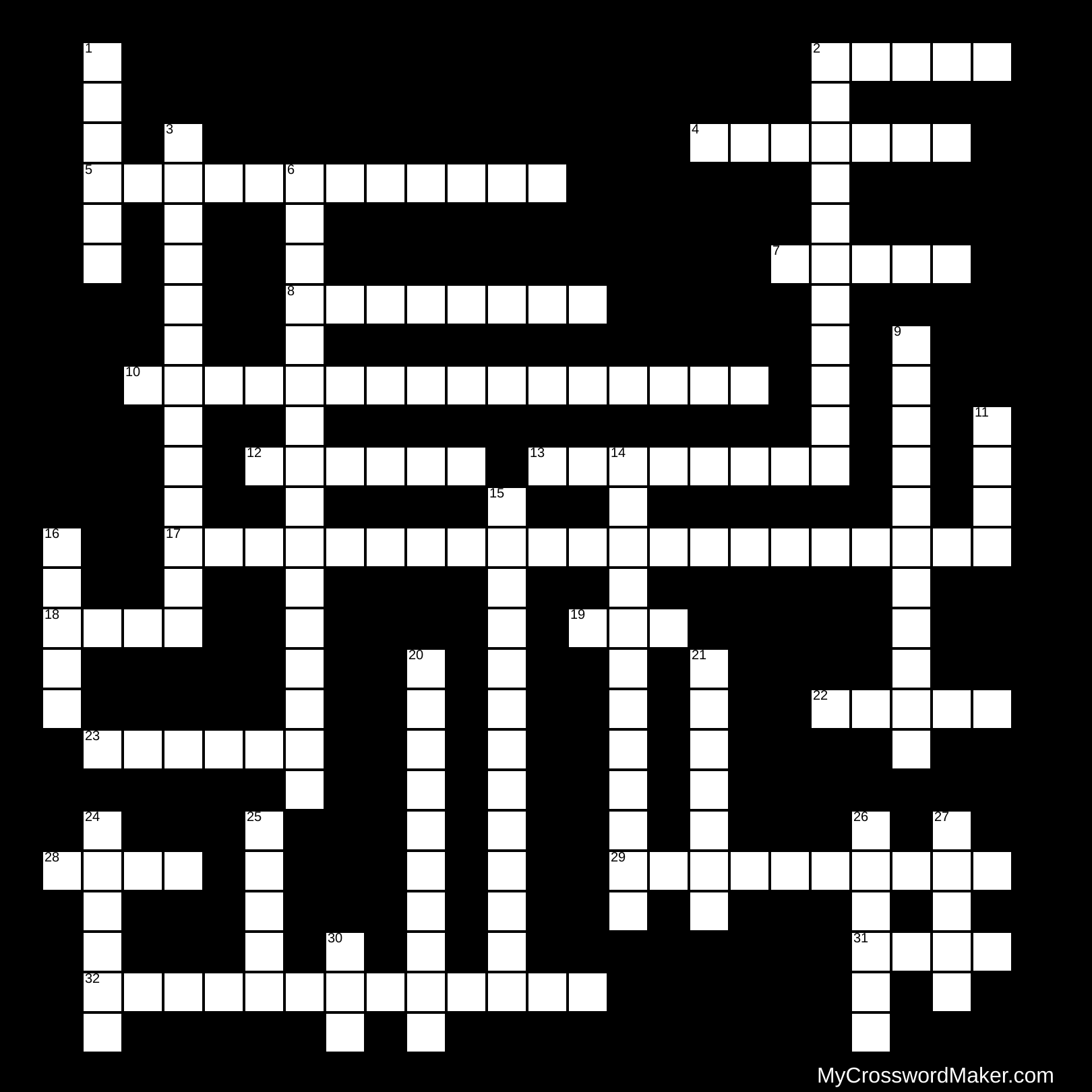 Moses - Crossword Puzzle
