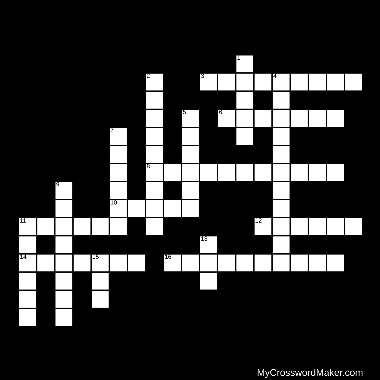 Muhammad Ali Trivia 7 - Crossword Puzzle