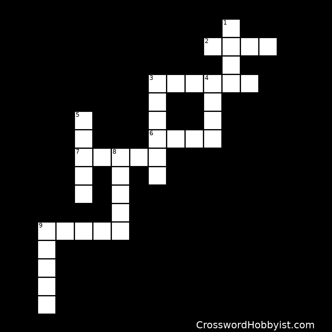 Multiple Meaning Words - Crossword Puzzle