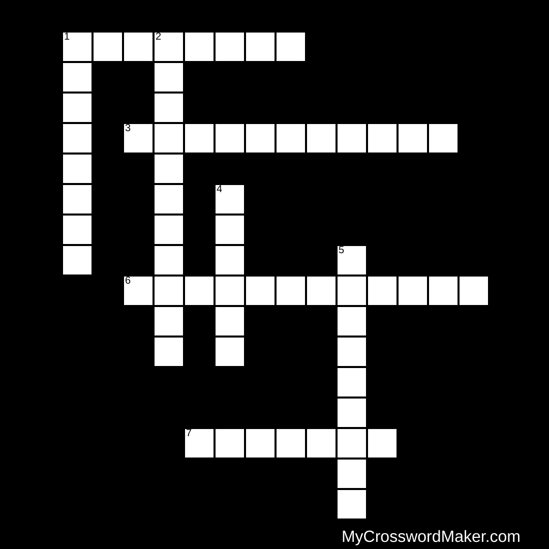 Multiplication - Crossword Puzzle