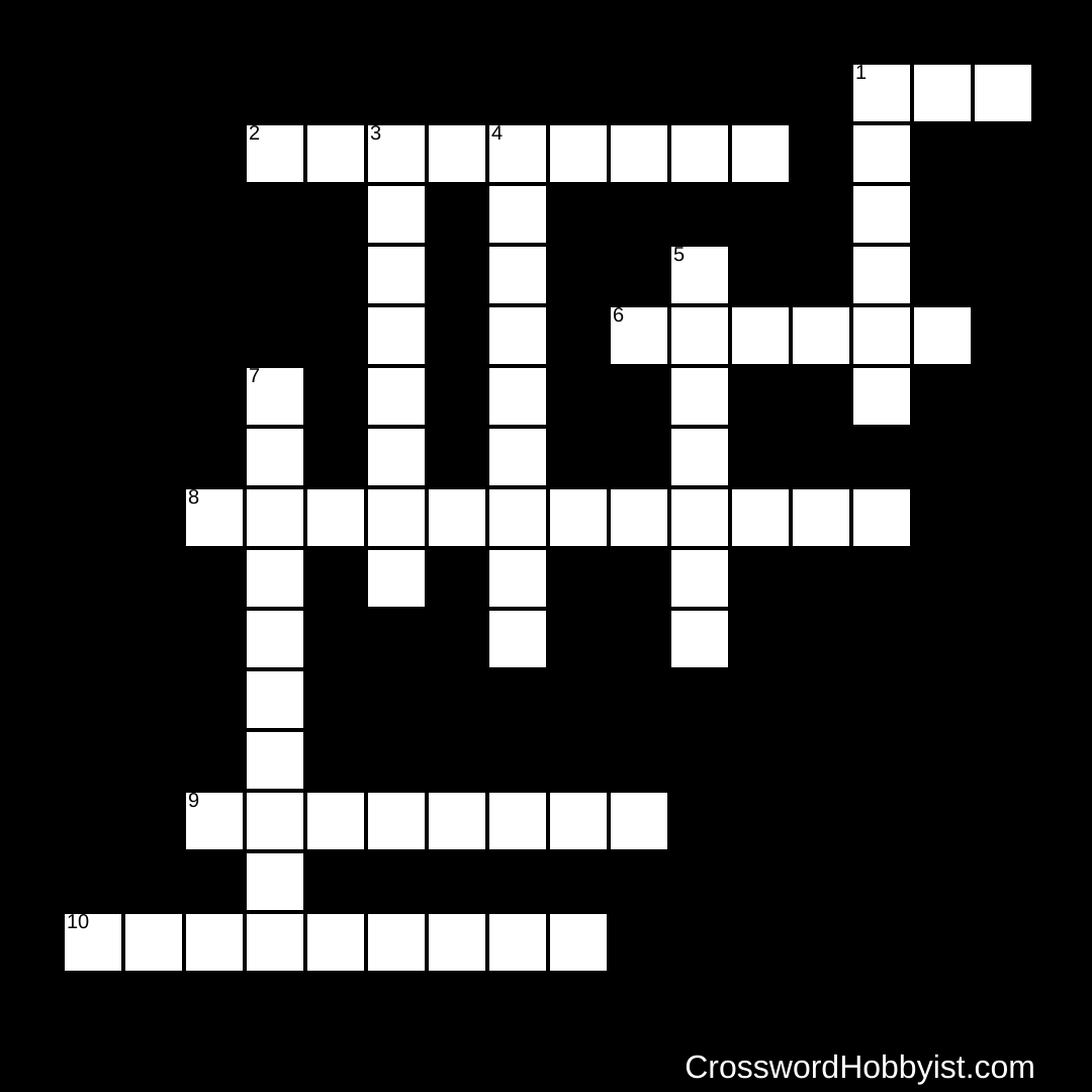 Multiplication Crossword Puzzle Crossword Puzzle