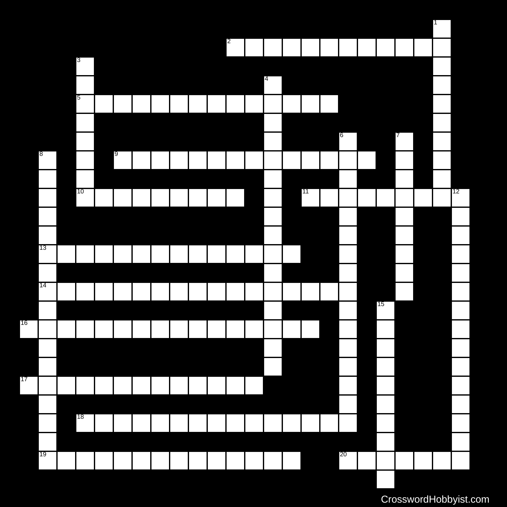 Muscles of Hip and Knee Movement - Crossword Puzzle