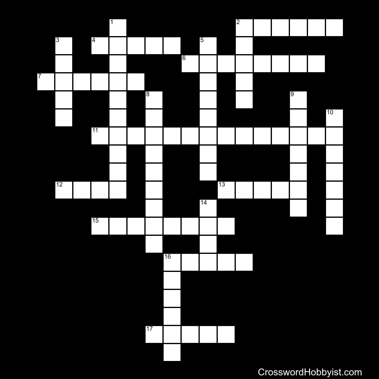 Music Theory 1 - Crossword Puzzle