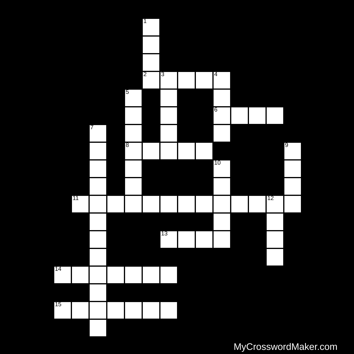 Music Theory Crossword 1 - Crossword Puzzle
