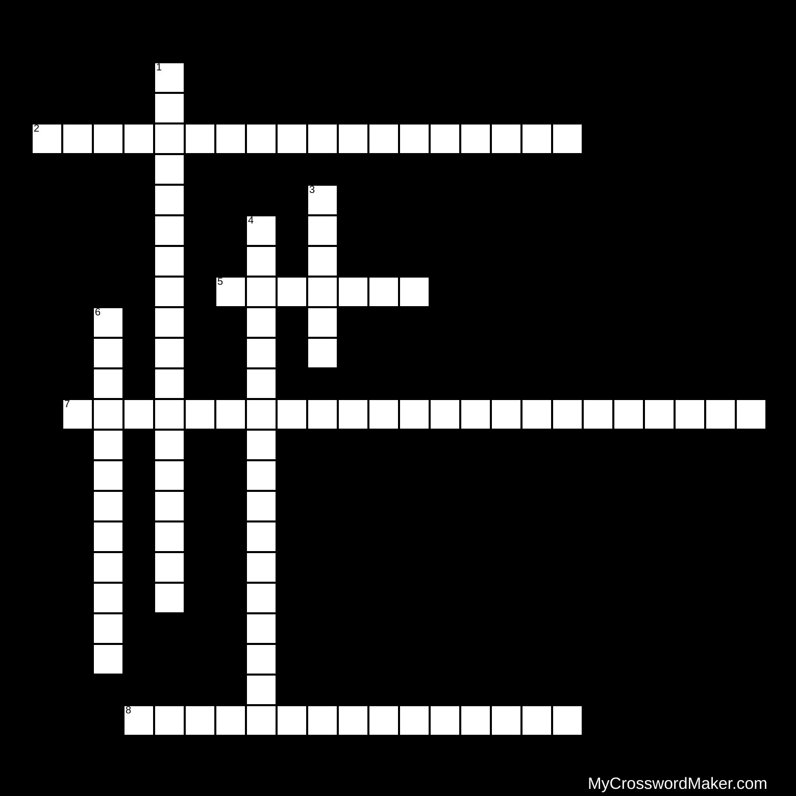 My Vocabulary - Crossword Puzzle