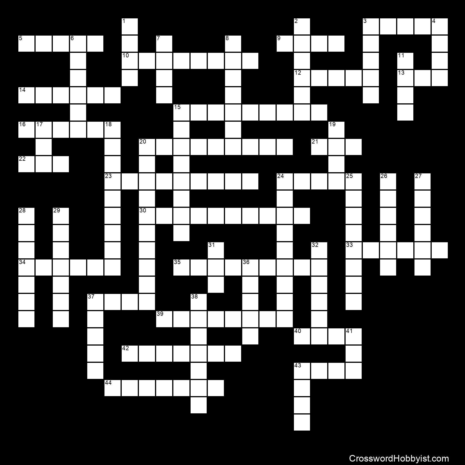 NUMBERS PUZZLE FOR ELIJAH - Crossword Puzzle