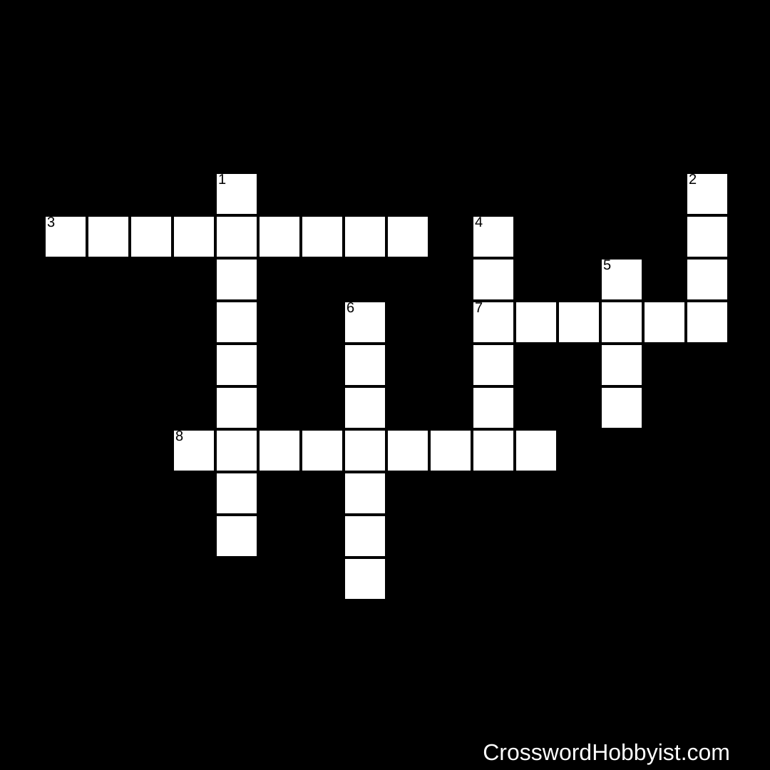 National Kindergarten Day, April 21 - Crossword Puzzle