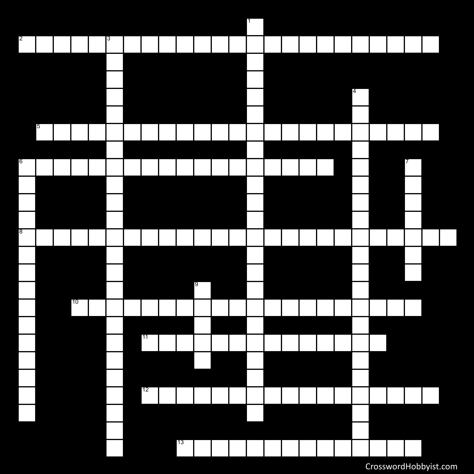Numbers Written In Word Form 1 Crossword Puzzle