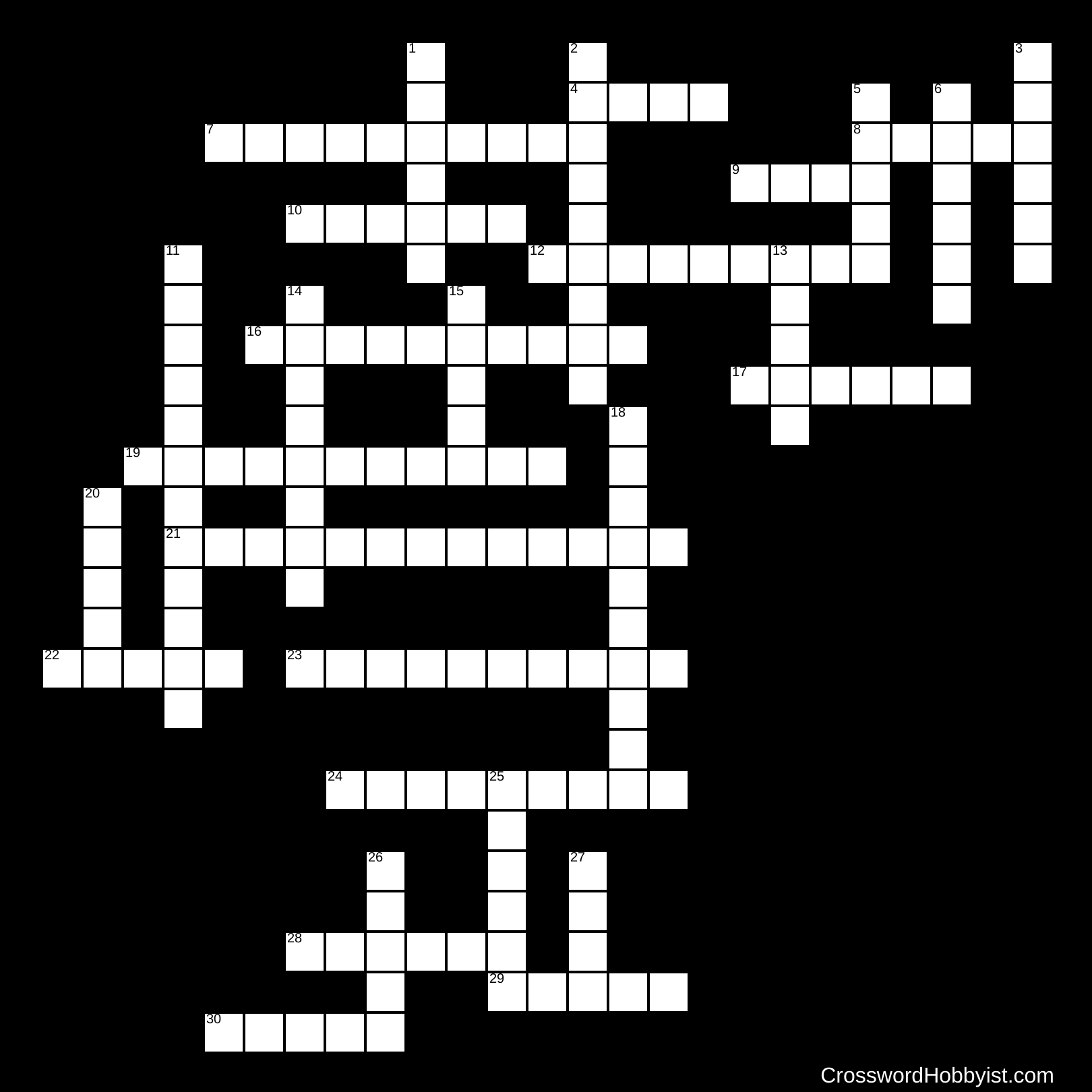 Out Of My Mind - Crossword Puzzle