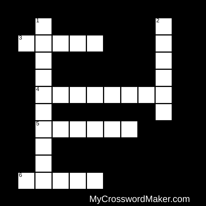 Parts Of a Flower - Crossword Puzzle