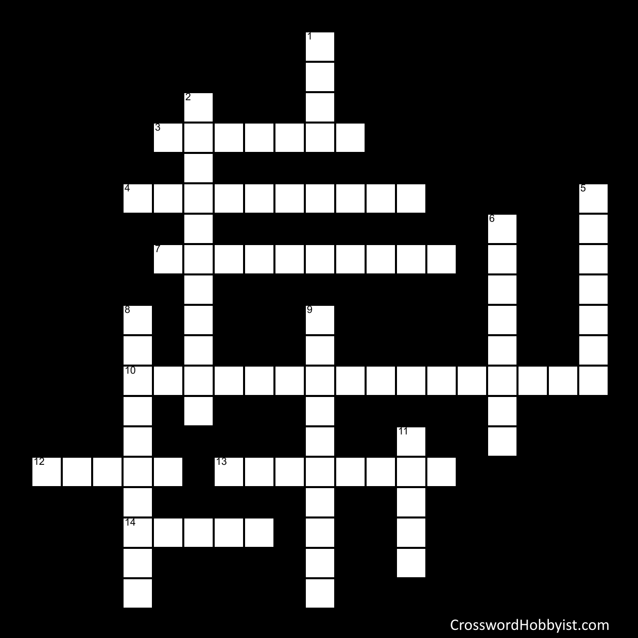 Parts of Speech Review - Crossword Puzzle