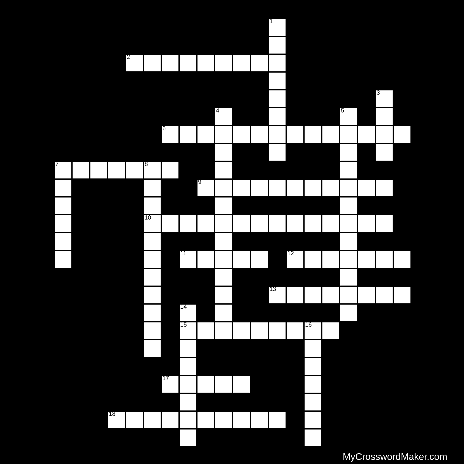 Periodic Table Fun - Crossword Puzzle