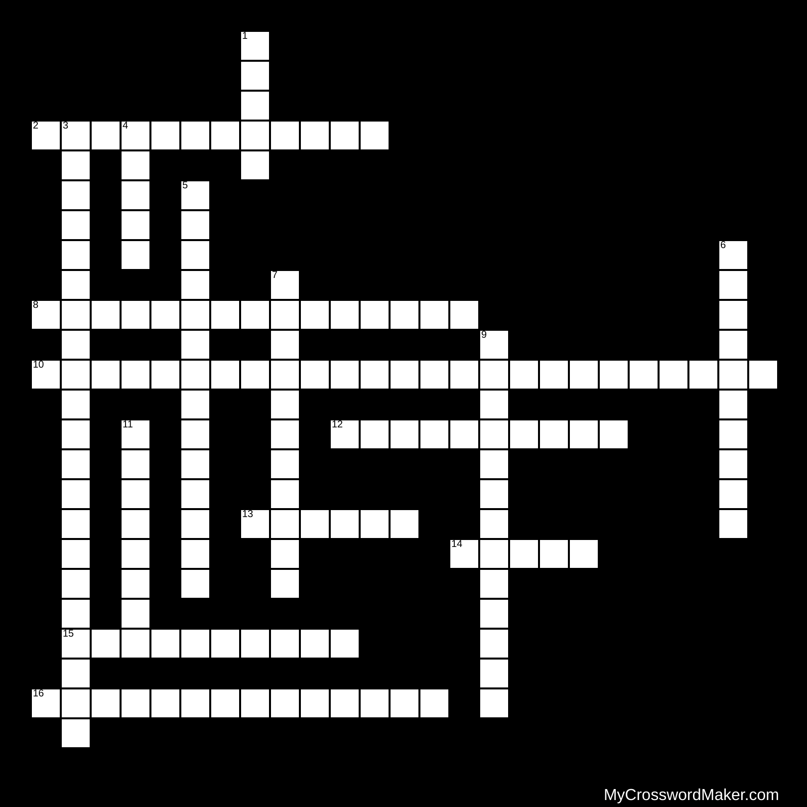 Physical Geography of Africa - Crossword Puzzle