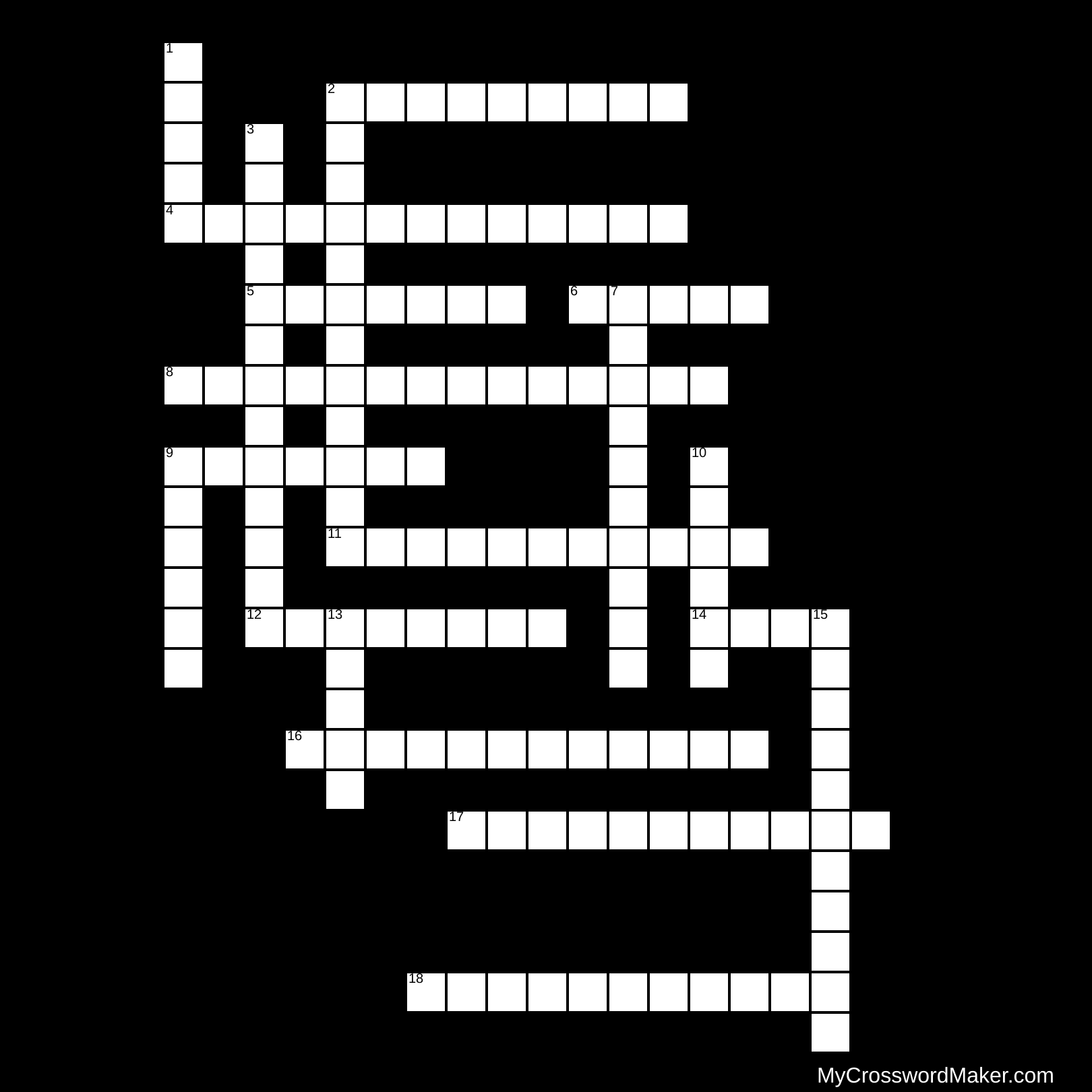 Plant Physiology - Crossword Puzzle