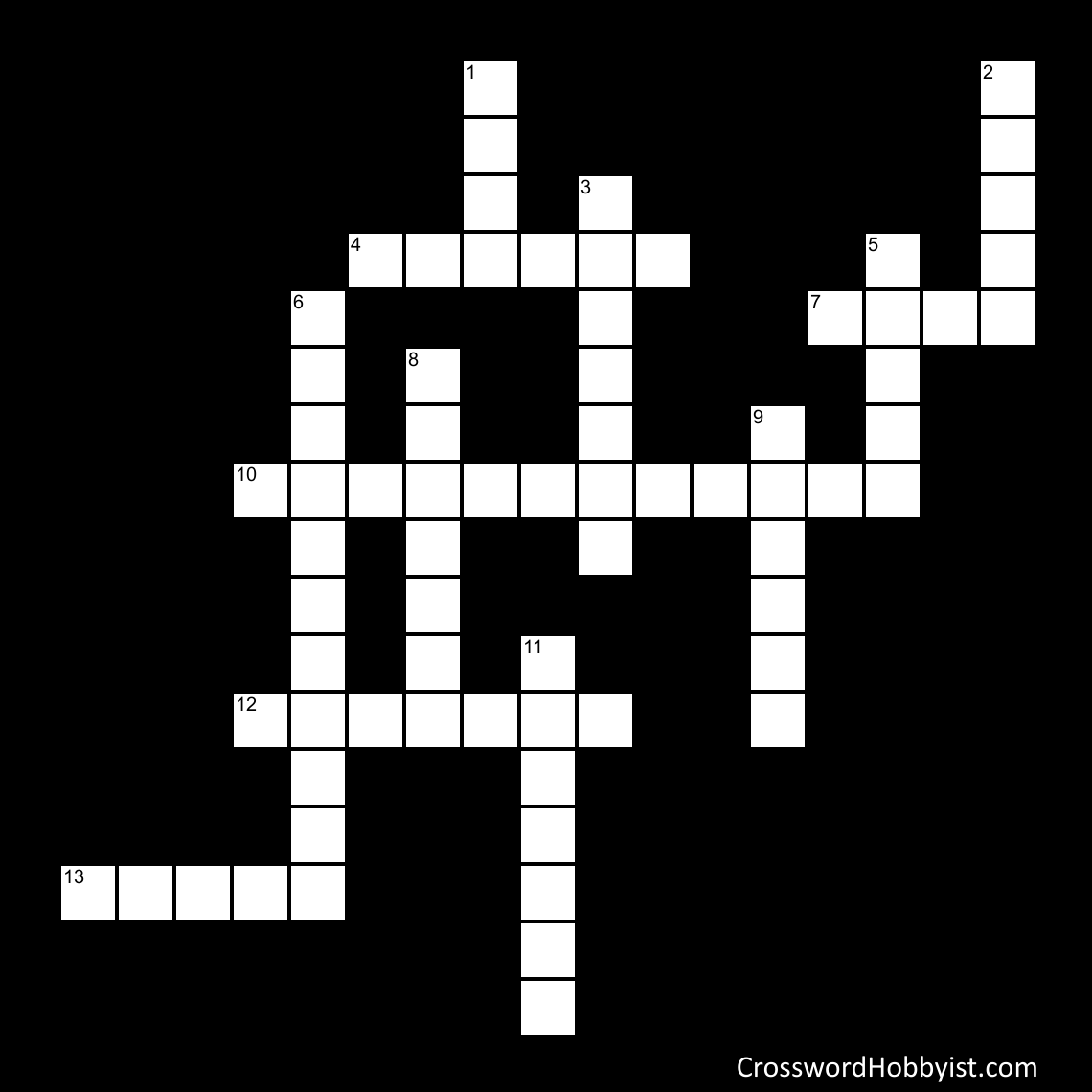 Plural Nouns - Crossword Puzzle