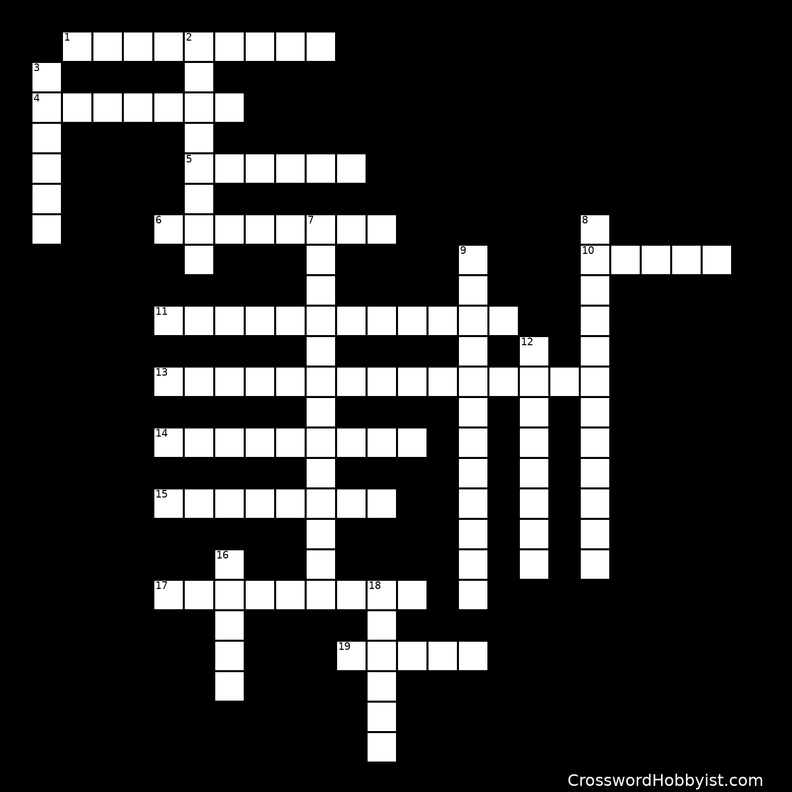 Poetry Vocabulary - Crossword Puzzle