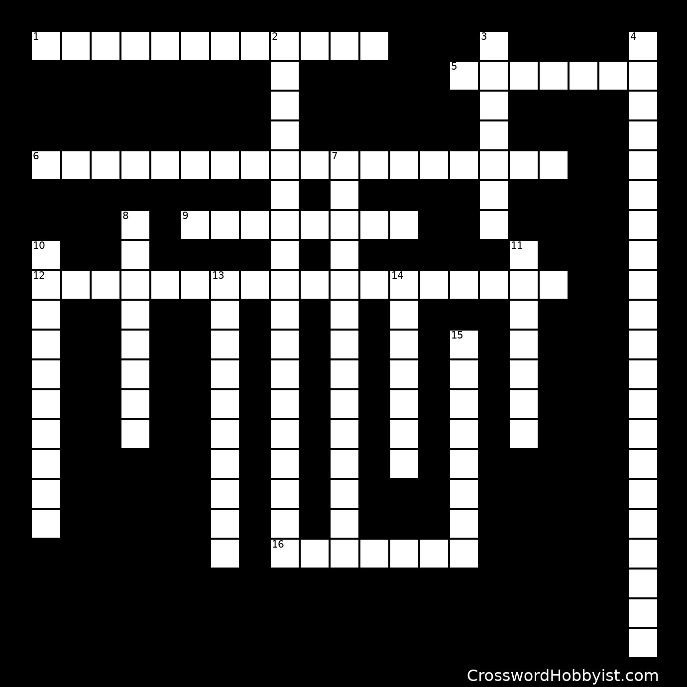 Polygons - Crossword Puzzle