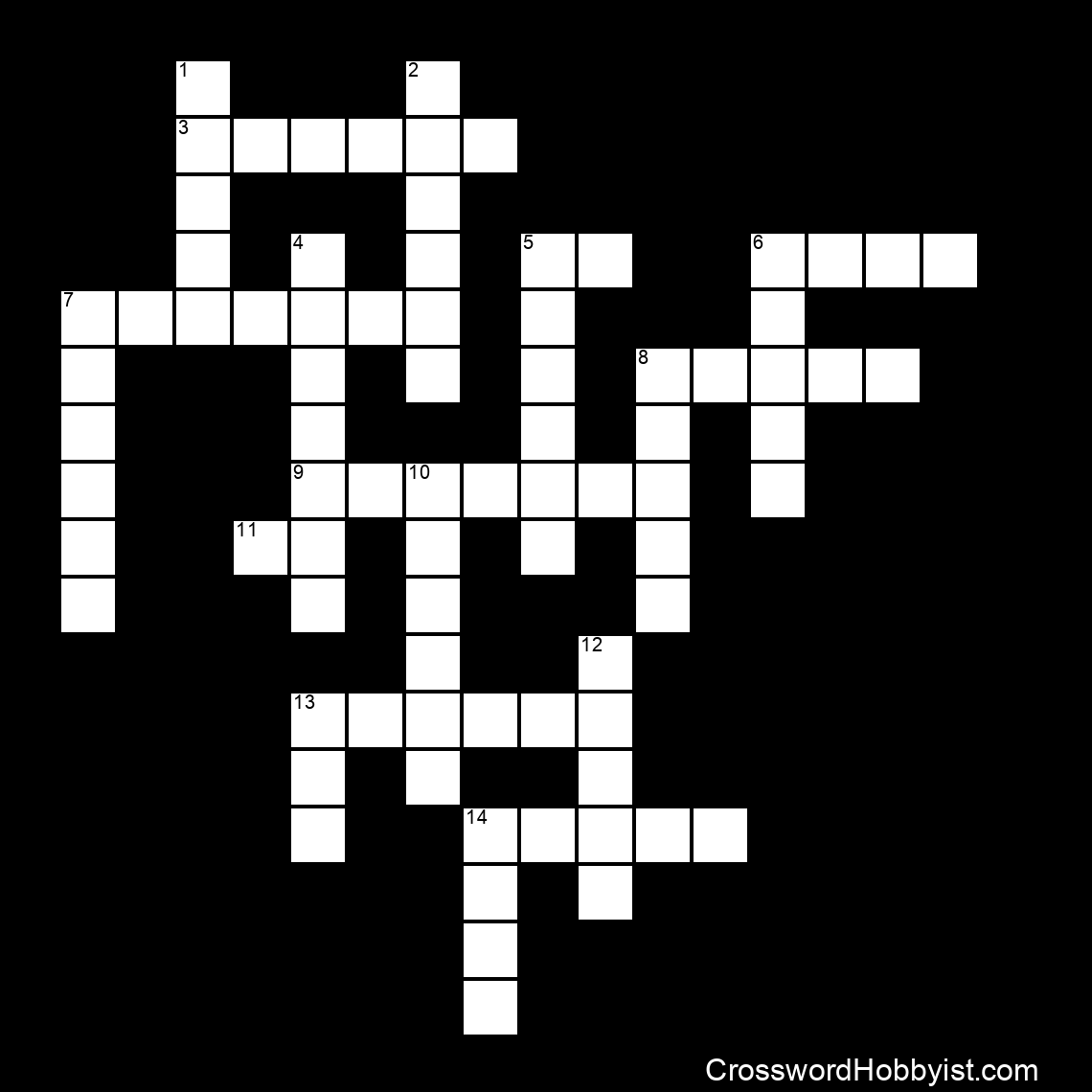 Prepositions - Crossword Puzzle