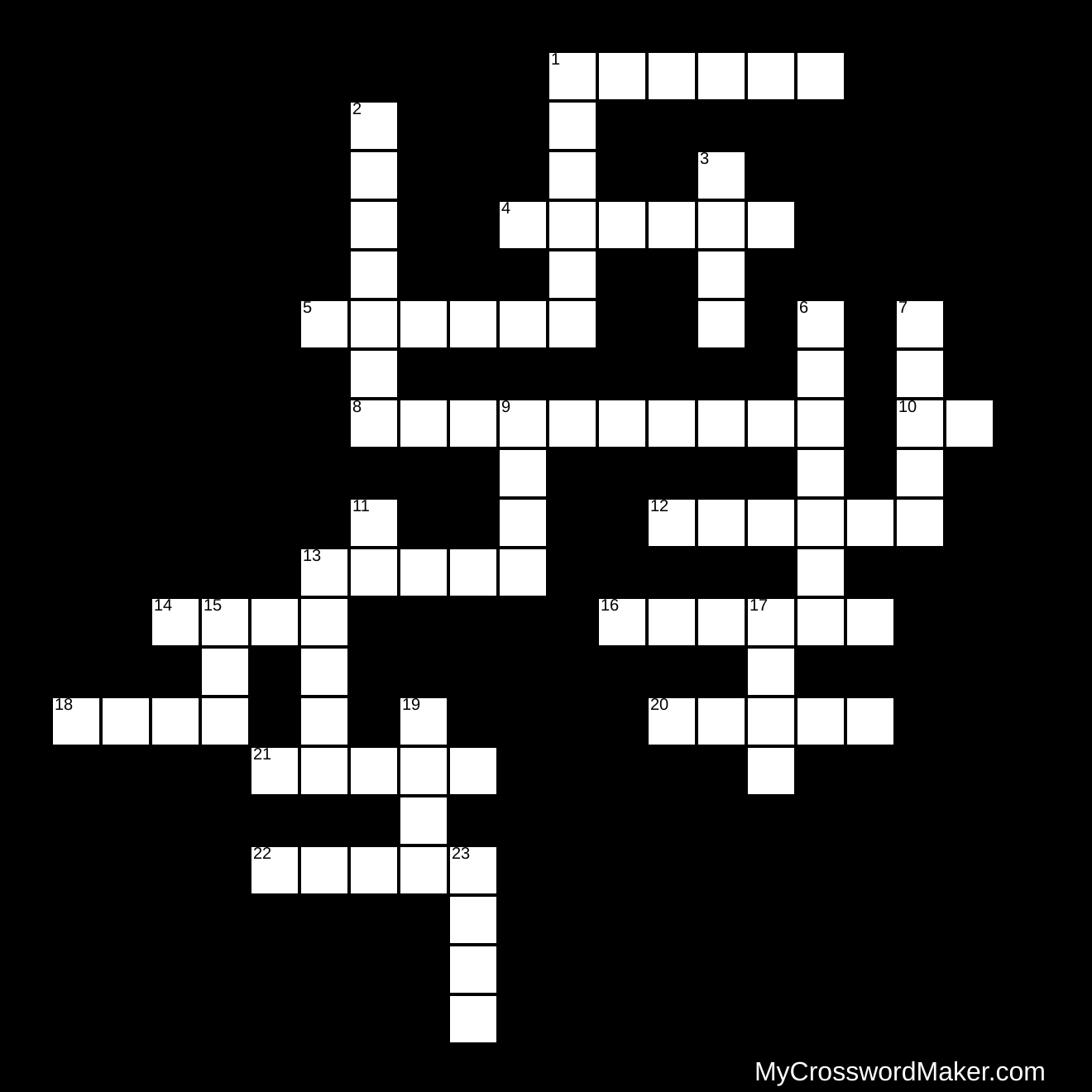 Prepositions Crossword - Crossword Puzzle