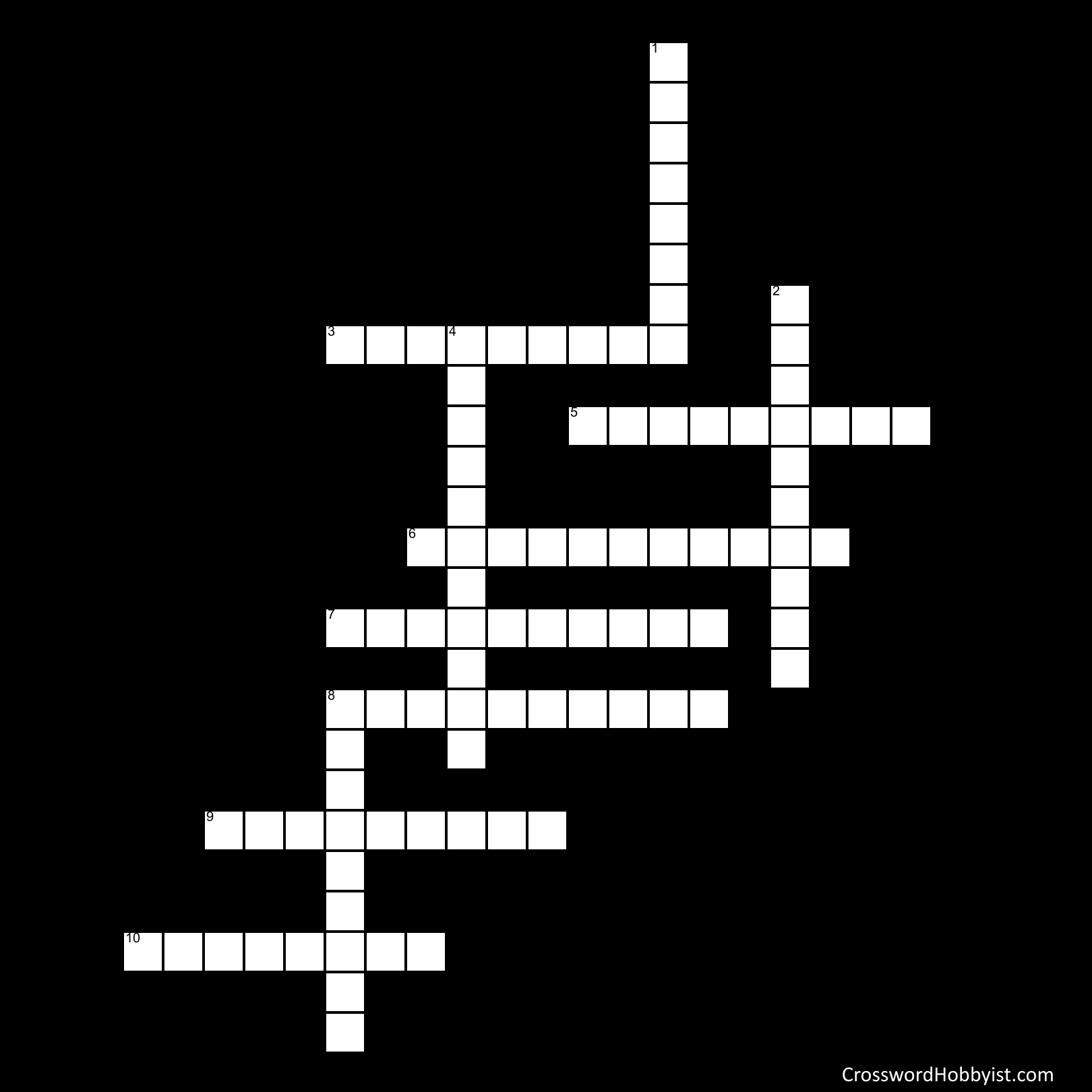 Present Perfect: Regular Verbs - Crossword Puzzle