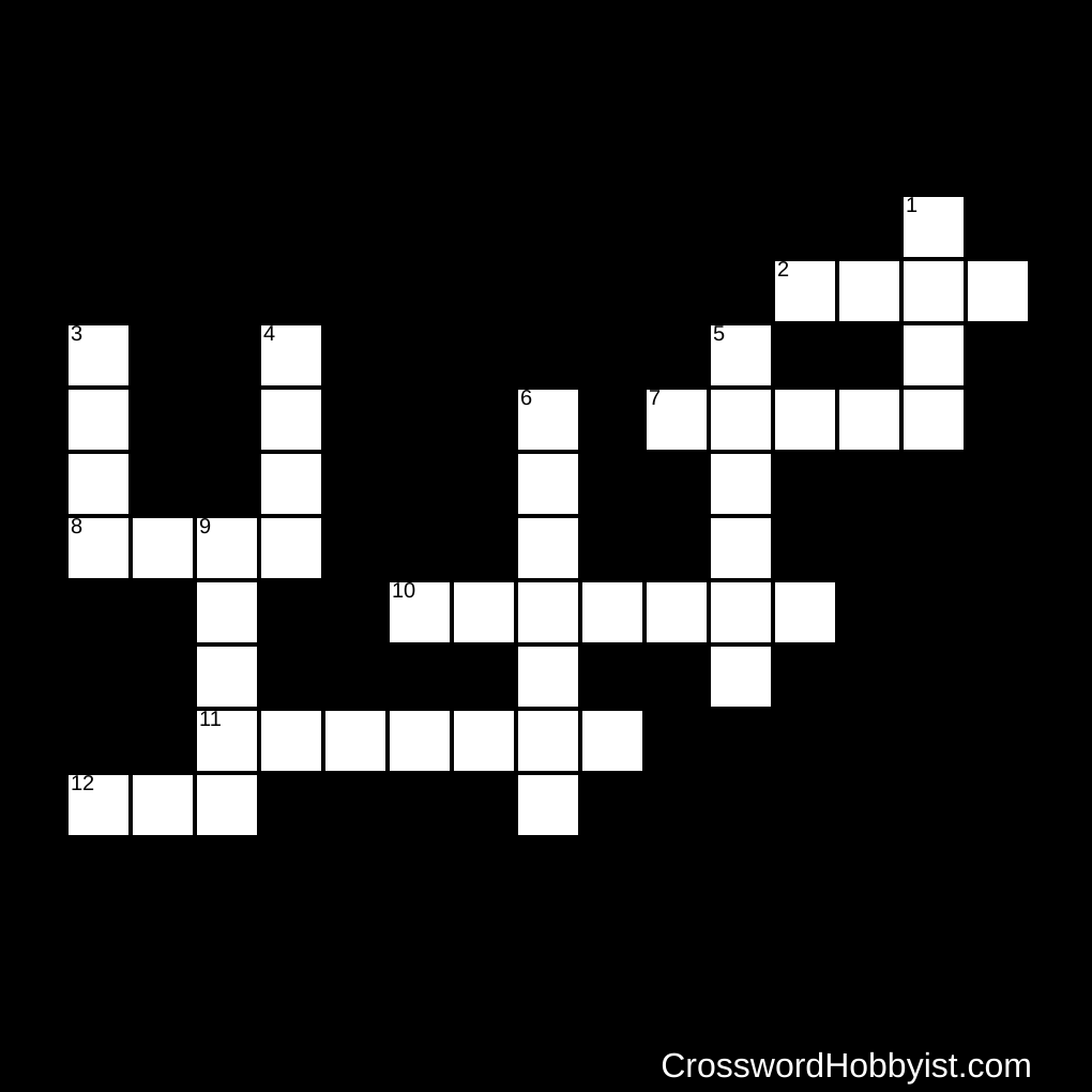 Present Perfect forms - Crossword Puzzle