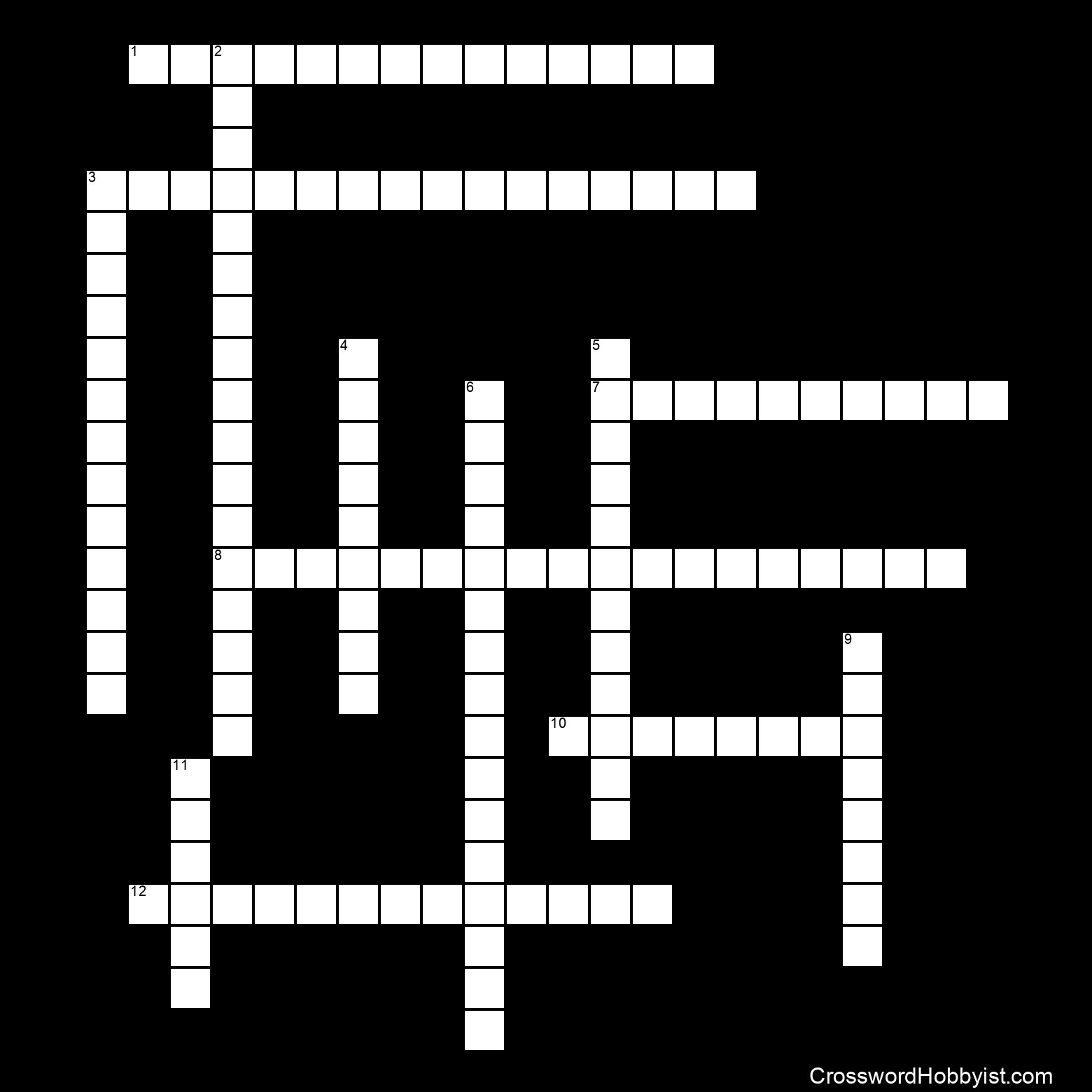 Prokaryote Cells - Crossword Puzzle