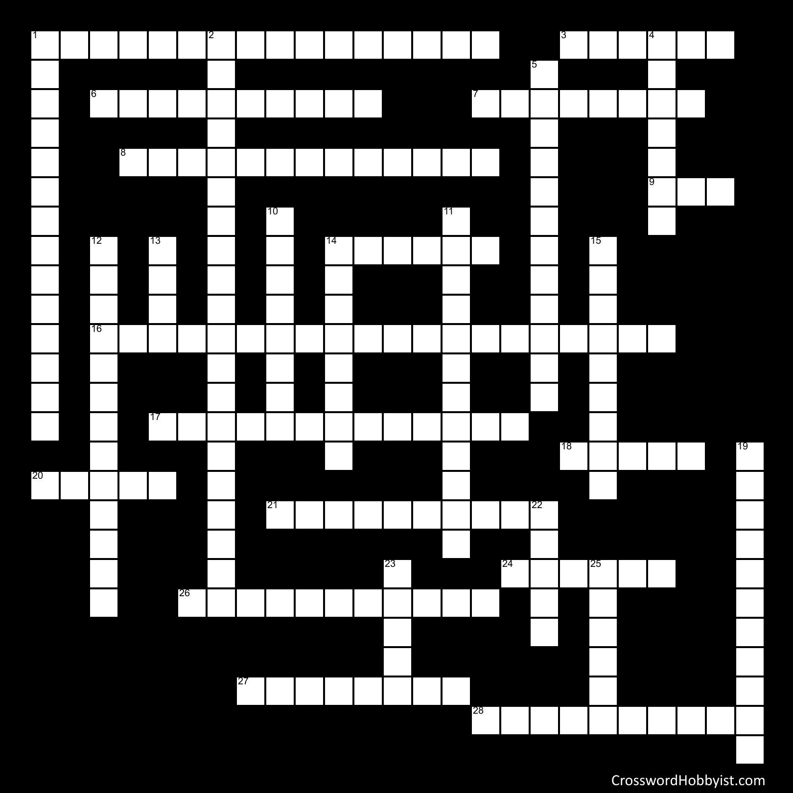Public Enemy Number Two - Crossword Puzzle