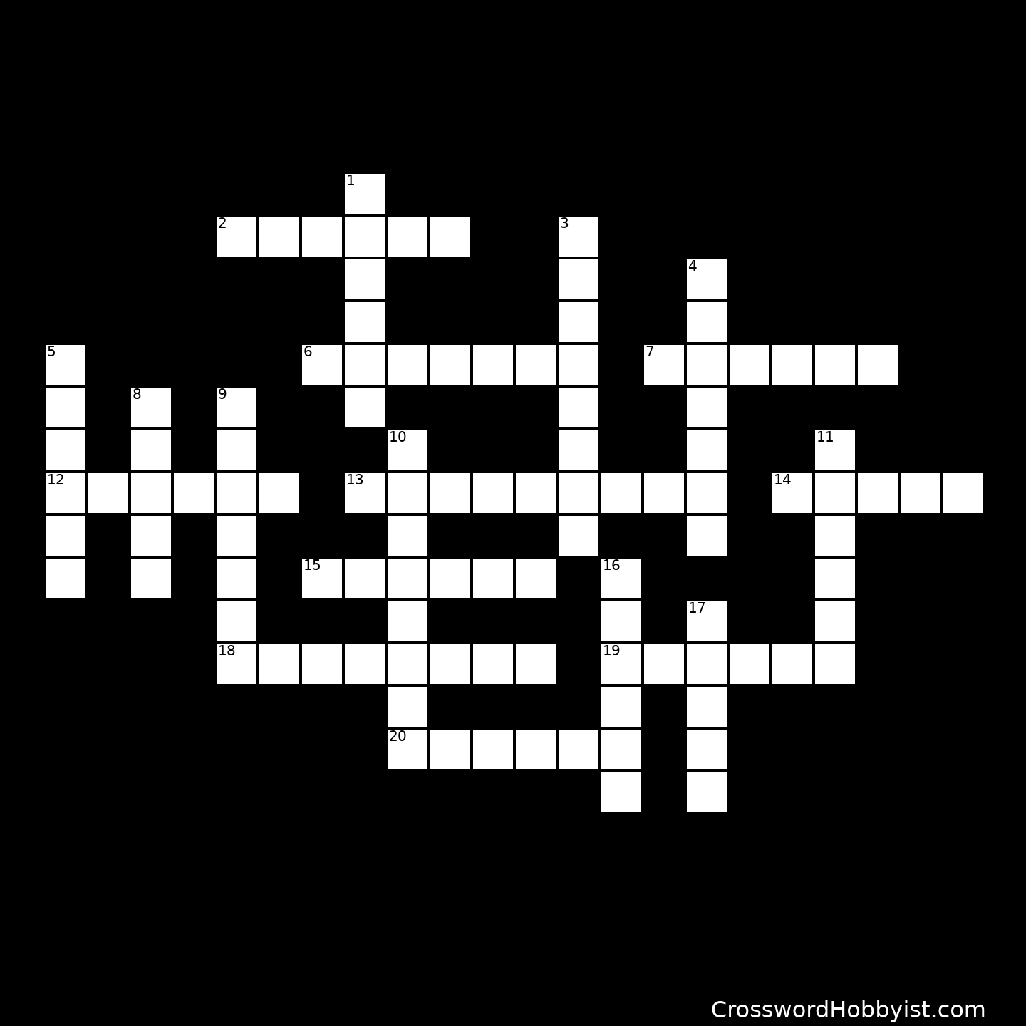 R-controlled Vowels - Crossword Puzzle